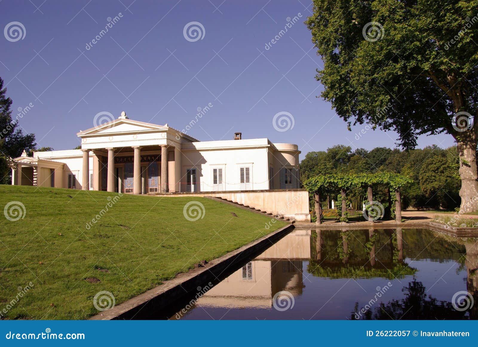 The Charlottenhof Palace in Potsdam Stock Image - Image of frederick ...
