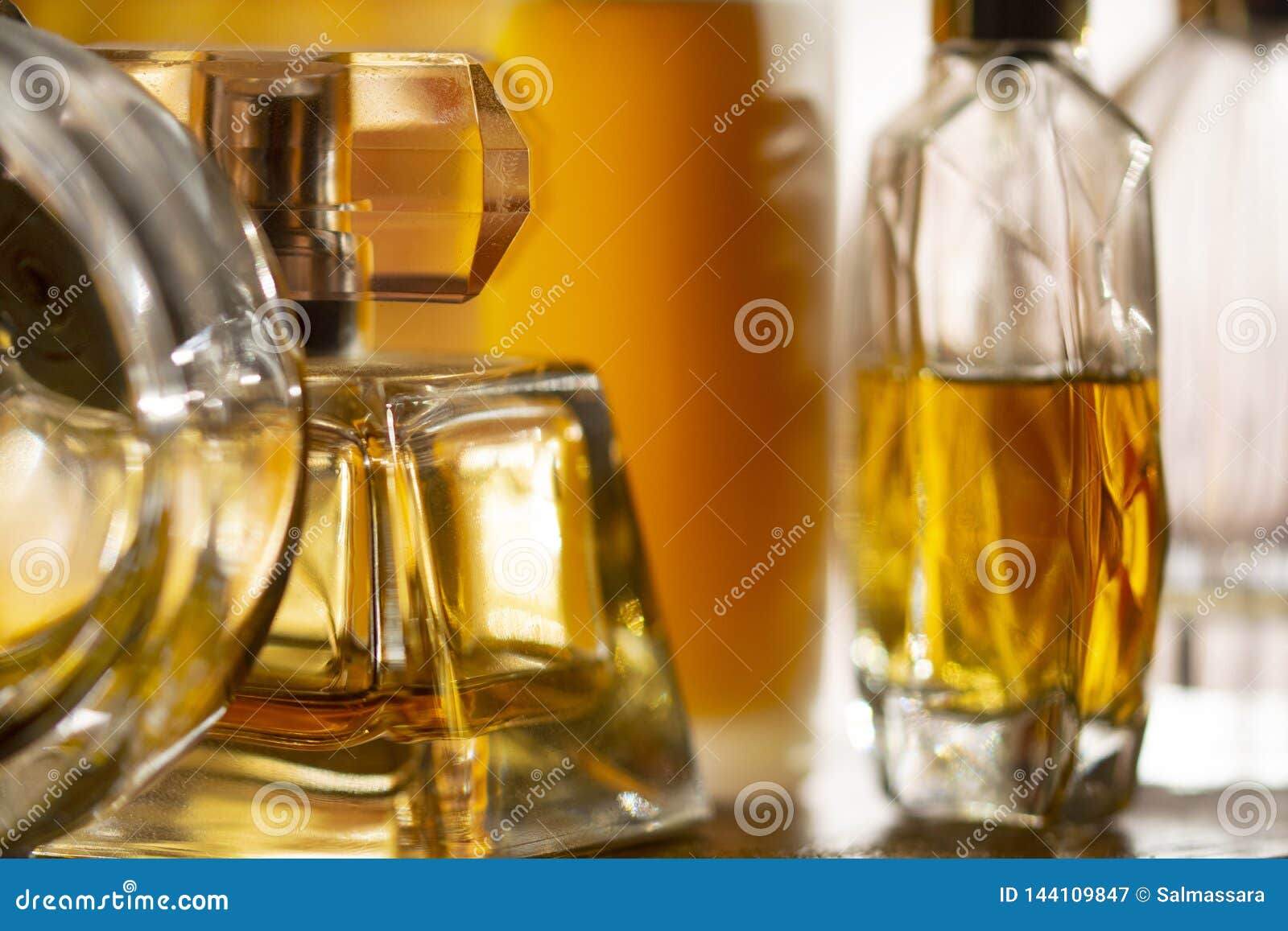 Charm Concept with a Perfume Bottle Stock Image - Image of transparent ...