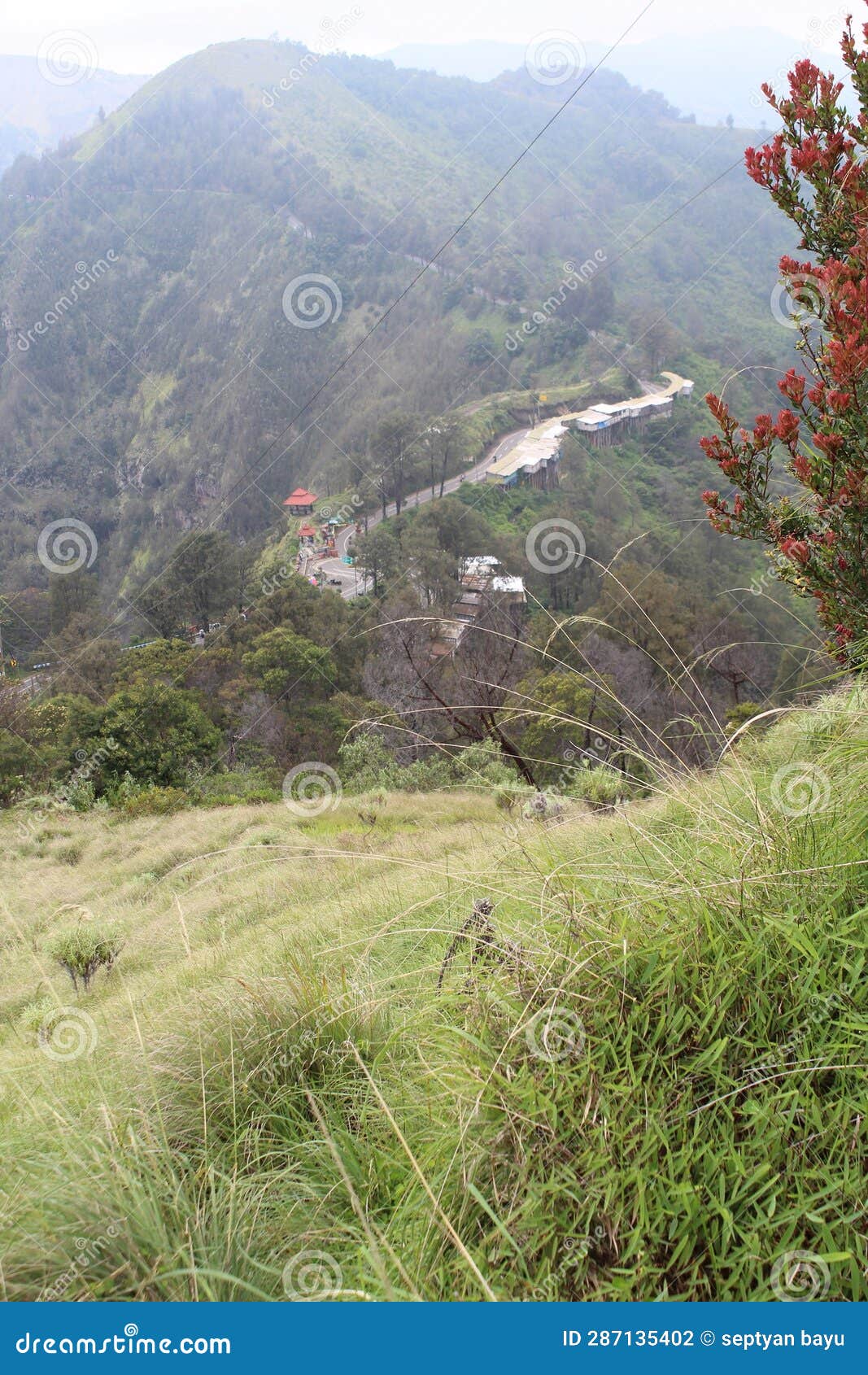The Charm of Mountains in Indonesia is Extraordinary Street Stock Photo ...