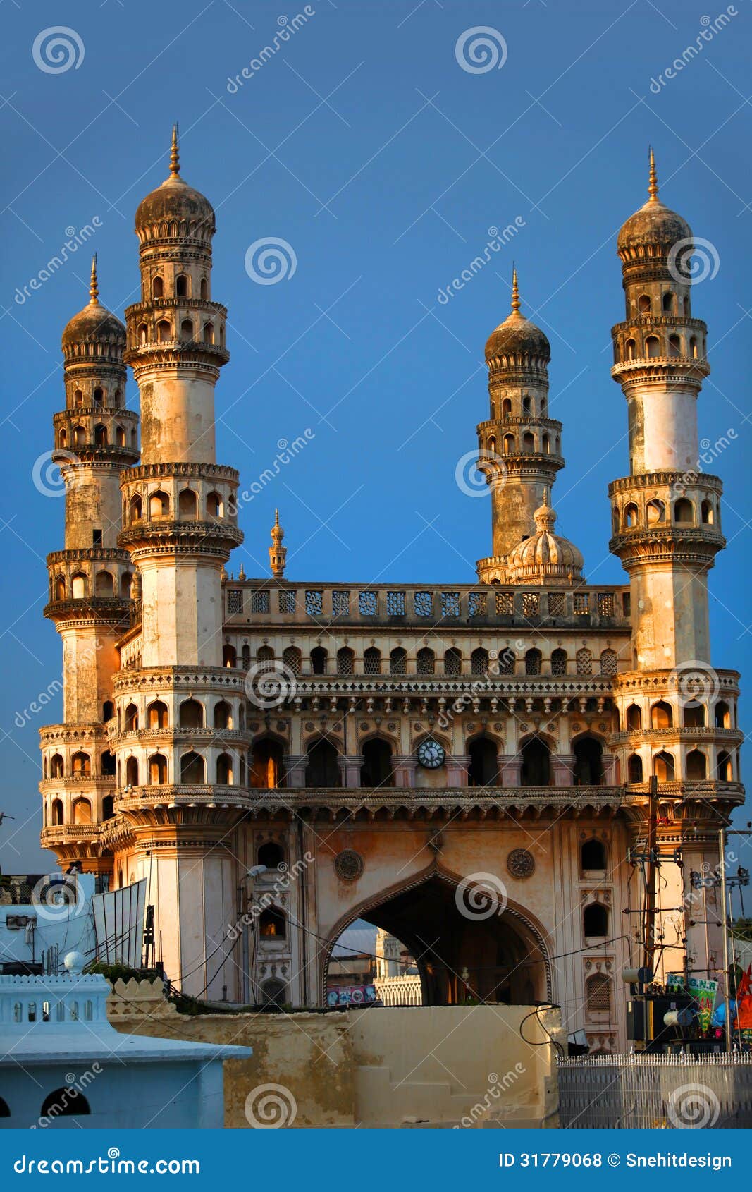 Charminar stock photo. Image of building, manarits, andhra - 31779068
