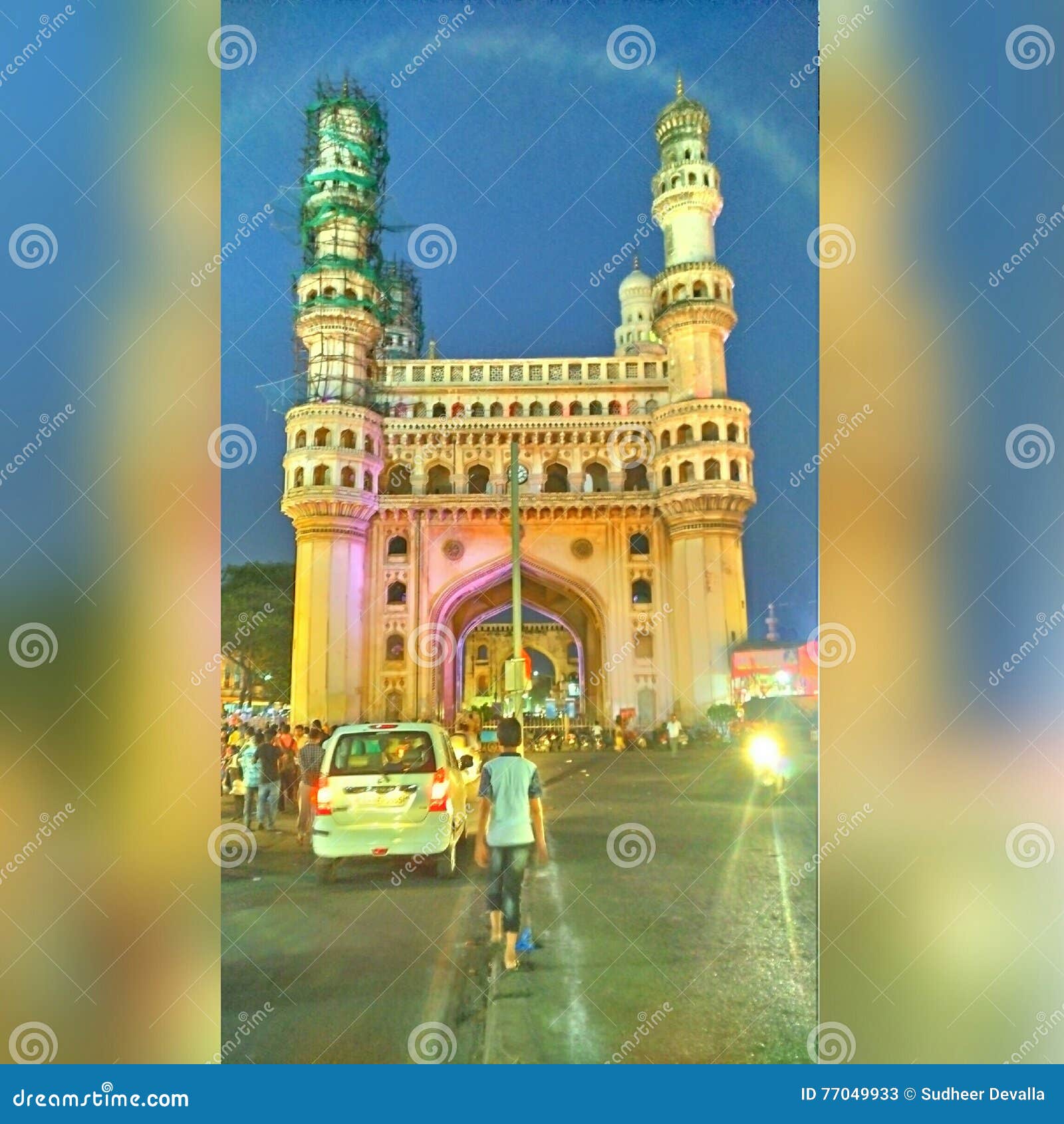 Charminar Hyderbad Monument And Mosque Stock Photography ...