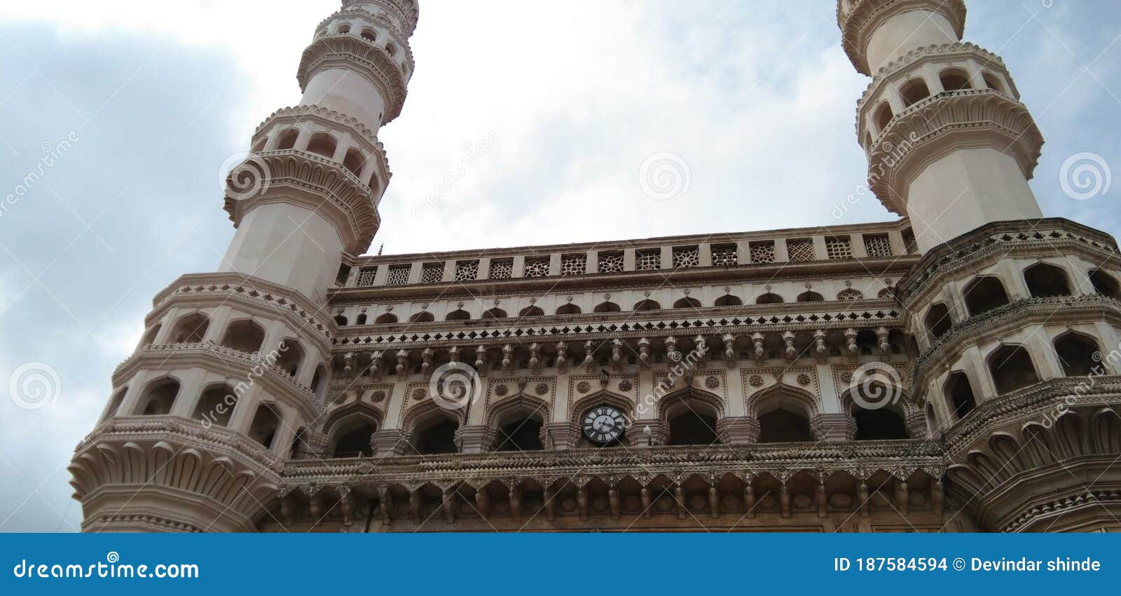 Charminar Inside Hyderabad, Which Big Pillars are Made with Very Good ...