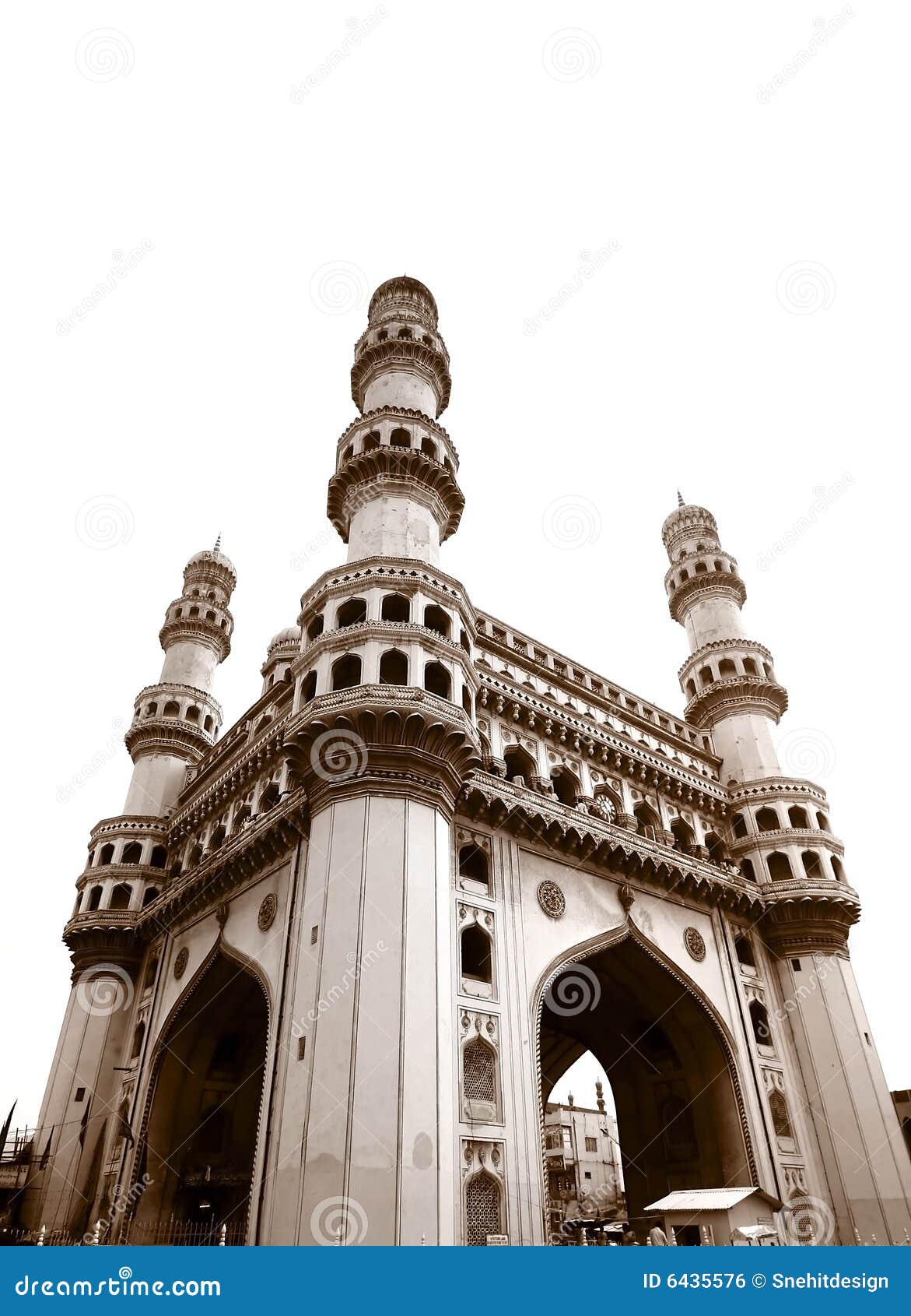 Charminar Monument stock photo. Image of structure, charminar - 6435576