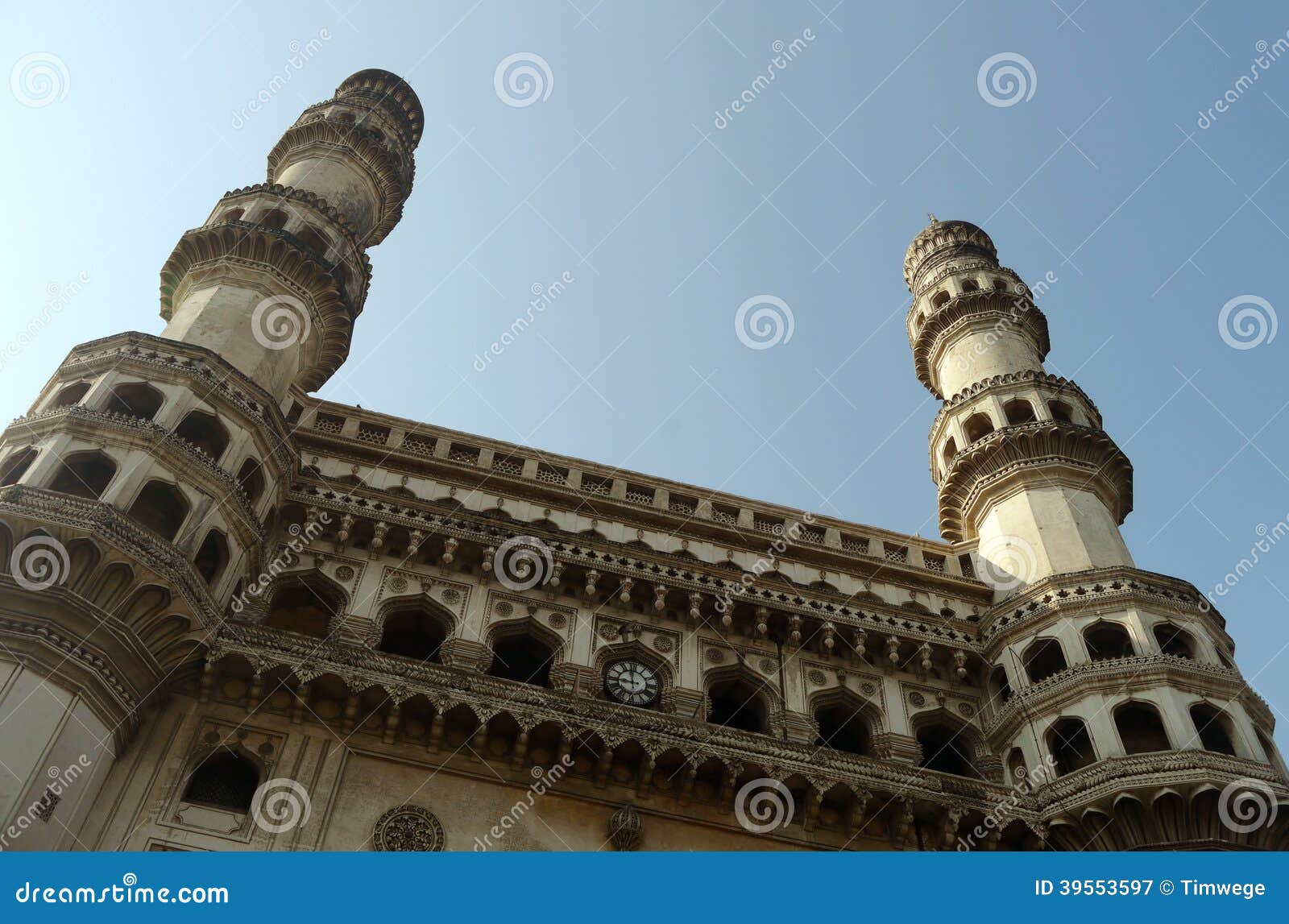 Charminar Mosque, Hyderabad Stock Image - Image of history, hyderabad ...