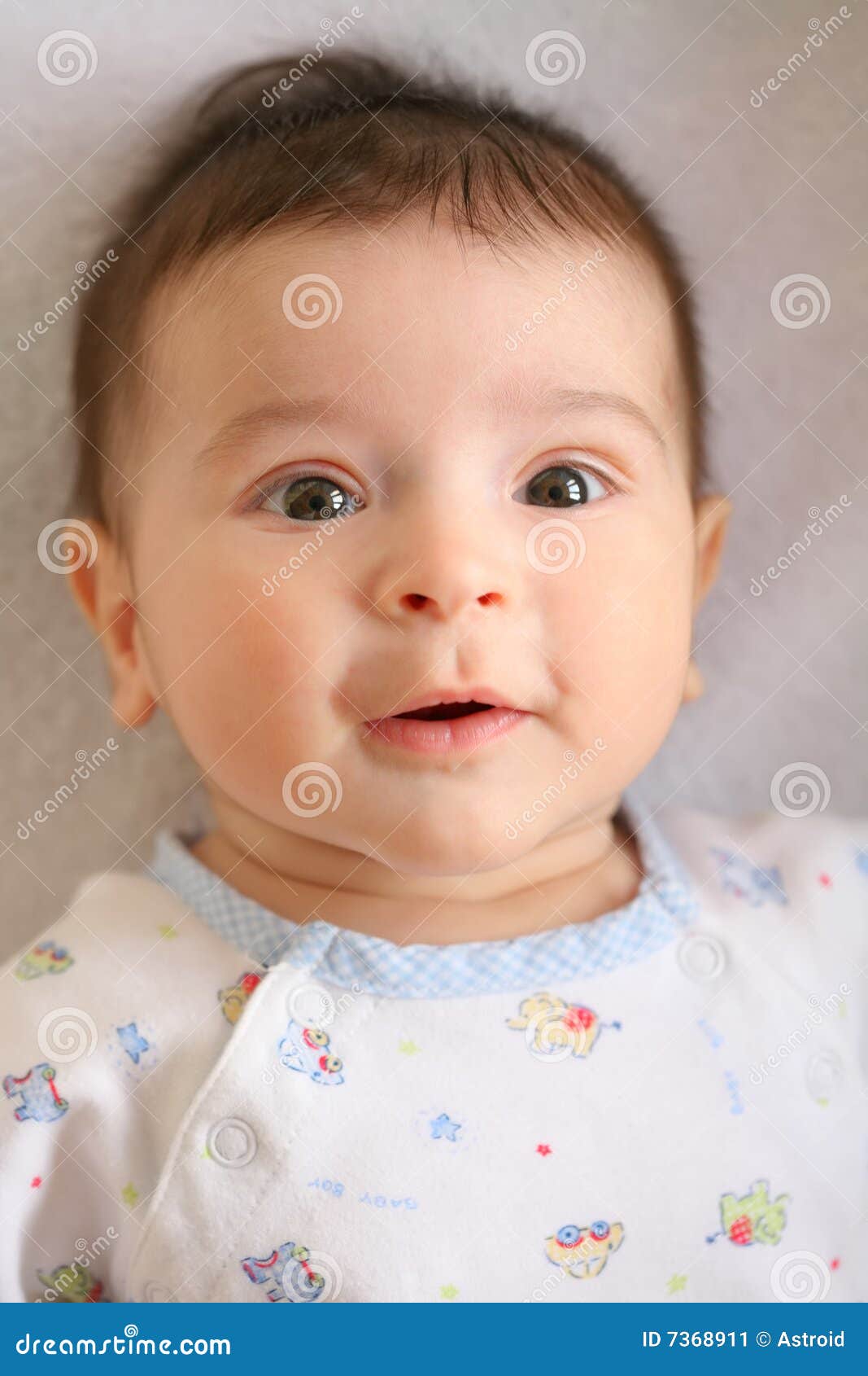 Charming baby stock image. Image of face, good, vertical - 7368911