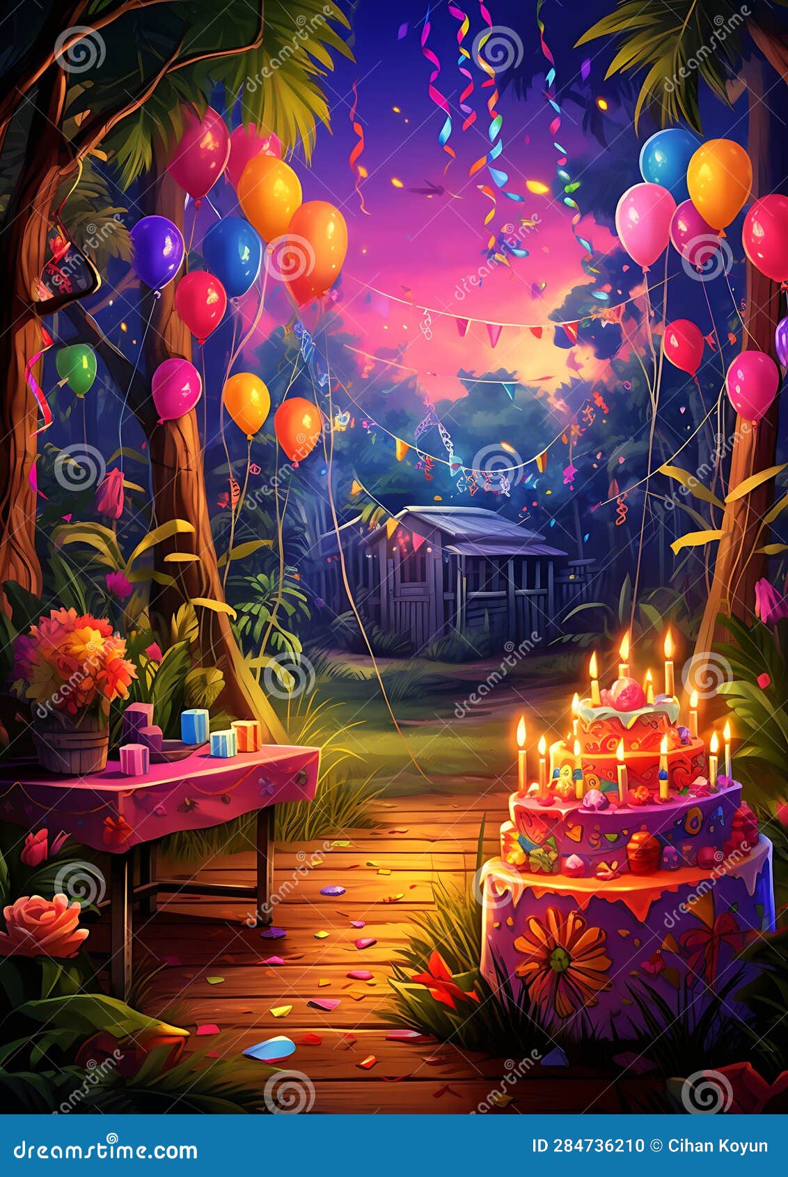 Charming Background Details Stock Illustration - Illustration of light ...