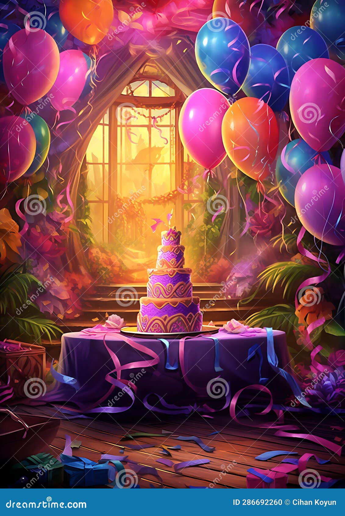 Charming Background Graphics Stock Illustration - Illustration of ...