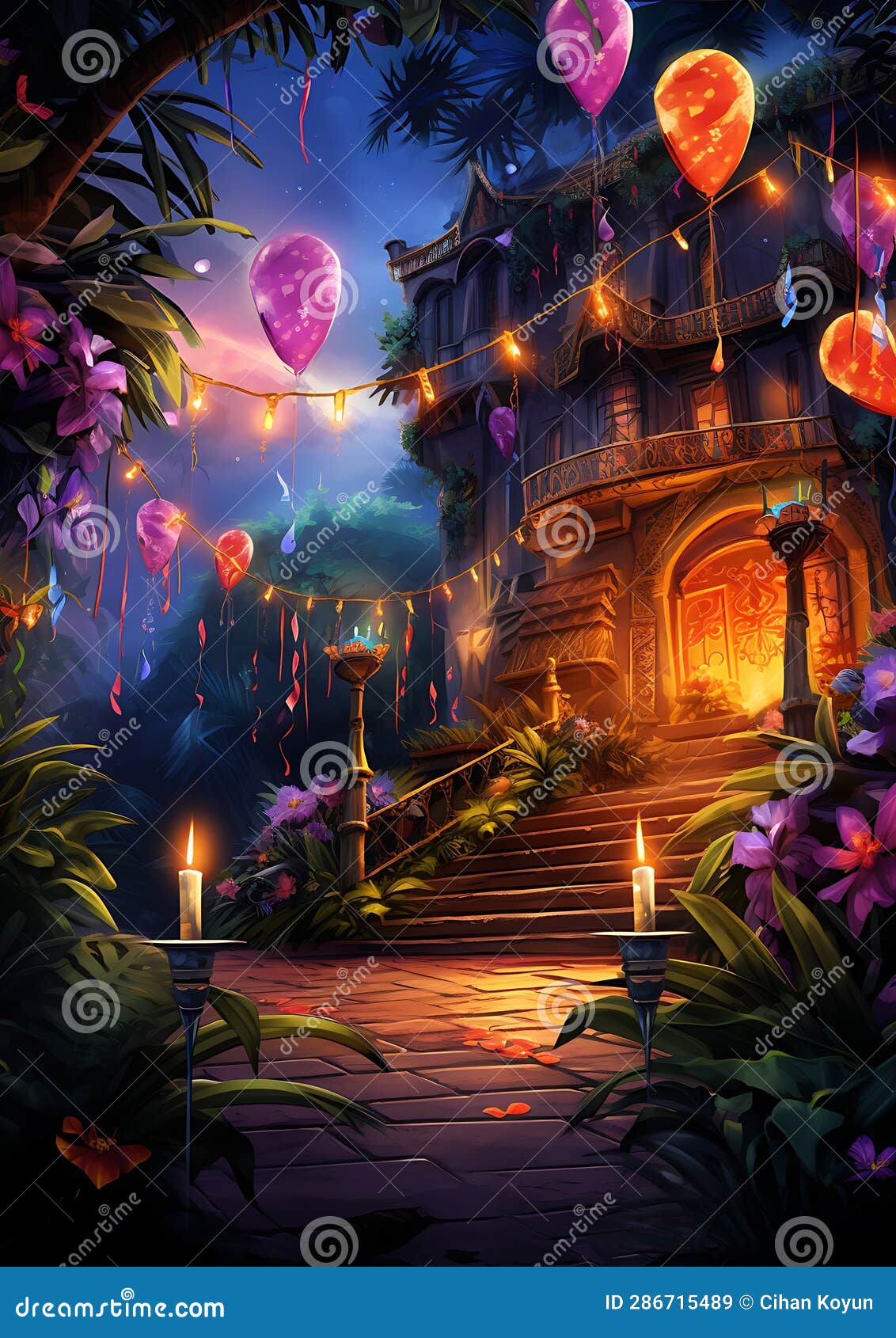 Charming Background Graphics Stock Illustration - Illustration of ...