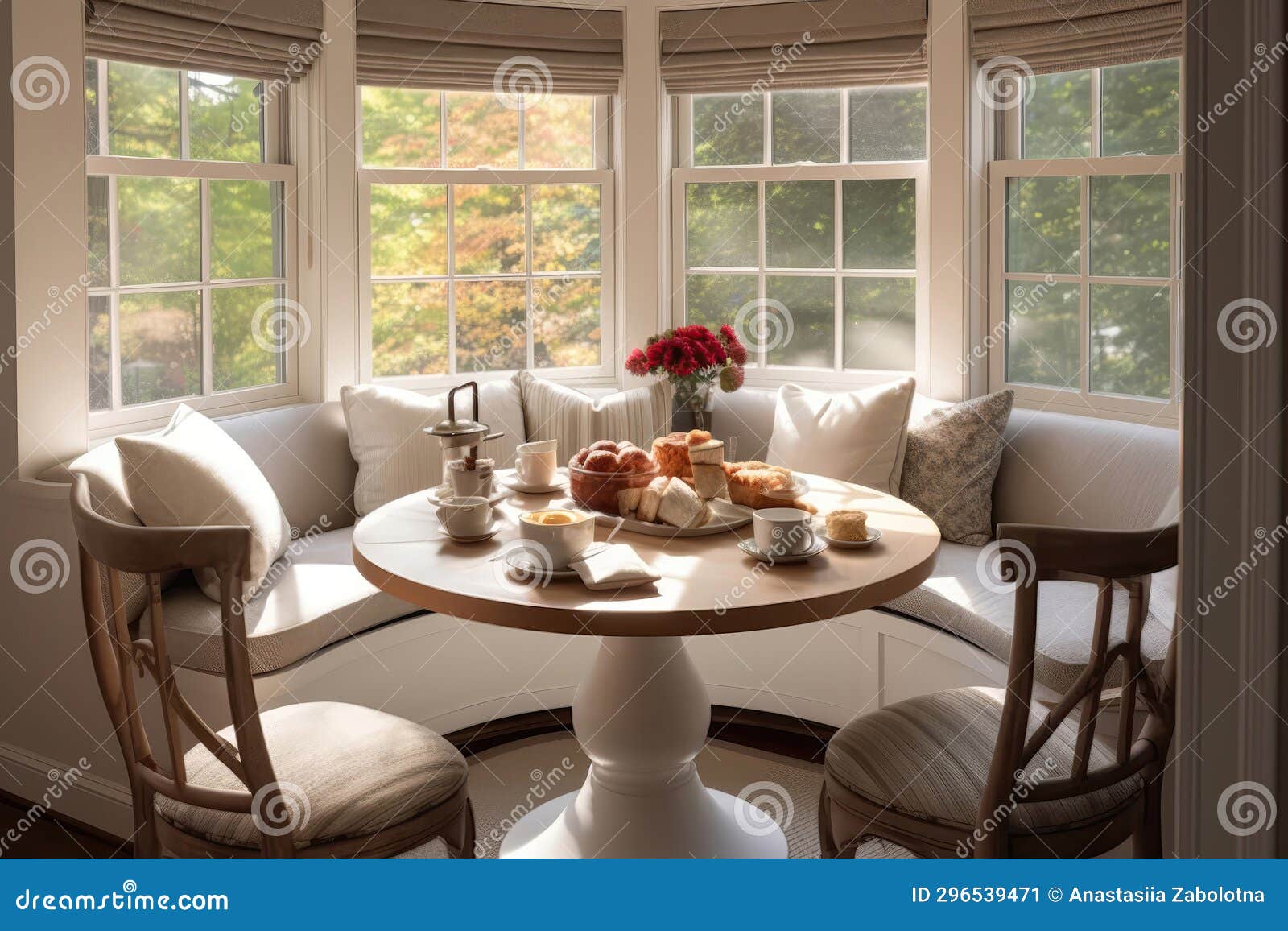 Breakfast Nook: Create A Set Of Images That Showcase A Cozy, Inviting ...