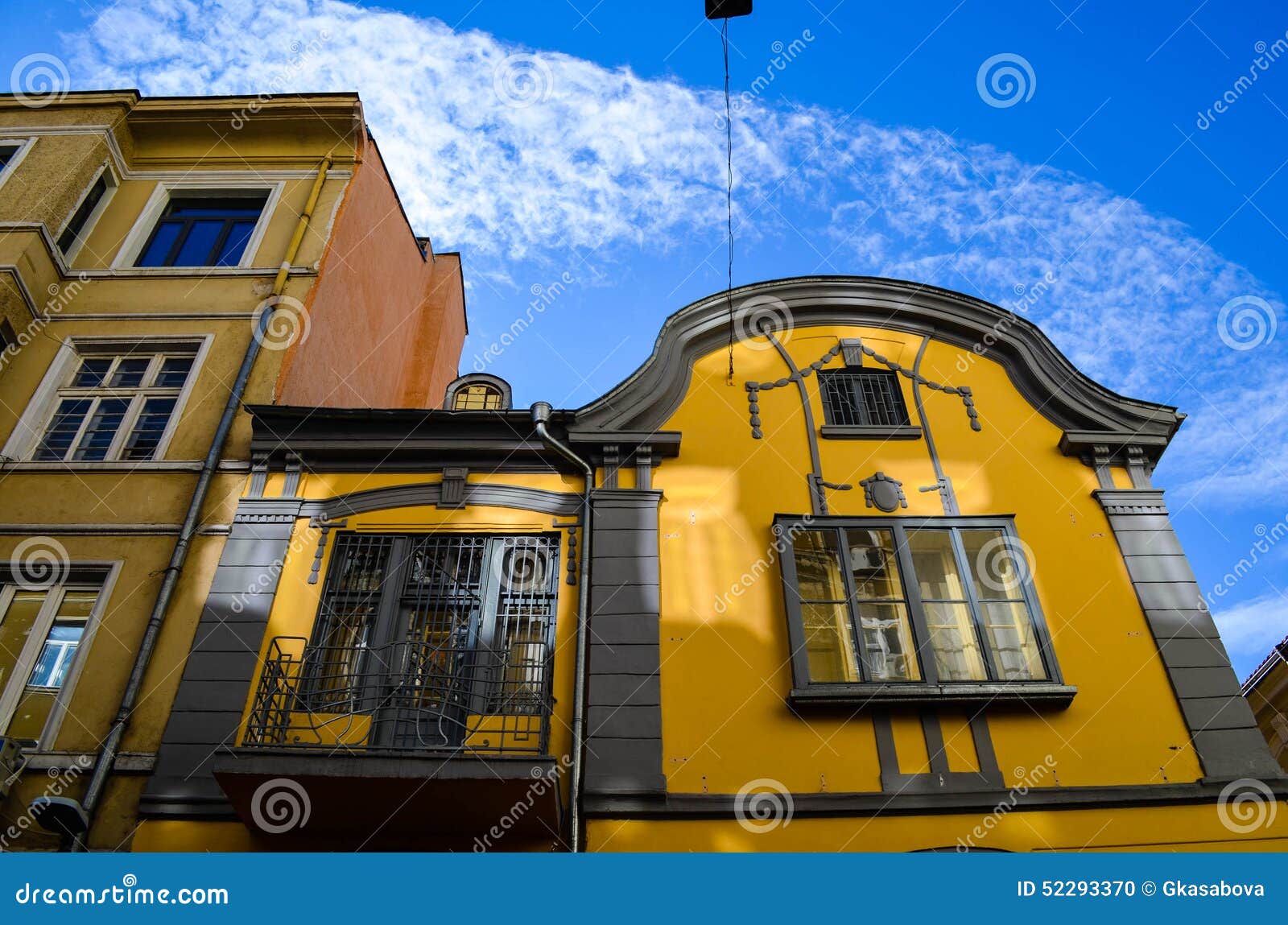 A Charming Building in the Old Centre of Sofia , Stock Photo - Image of ...