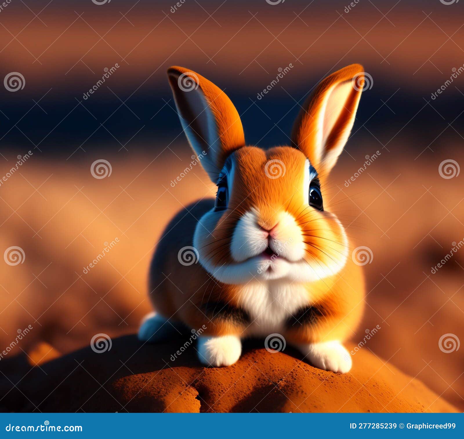 Ai Generative Charming Cartoon Rabbit Character - Tiny, Cute, and ...