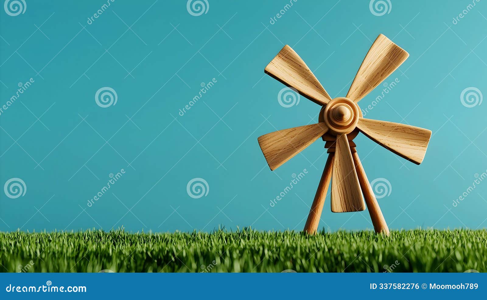 Charming Chibi Windmill Turning in the Breeze with Style Stock ...