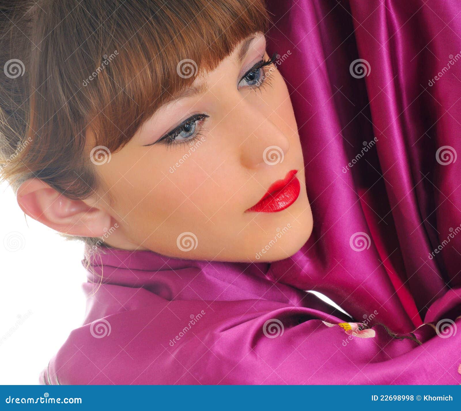 Charming Chinese Style Girl Stock Photo - Image of model, person: 22698998