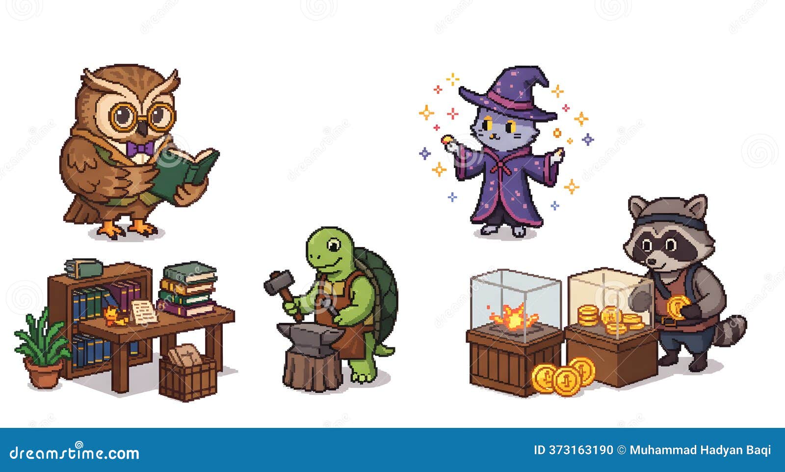 Pixel Art Merchant Game Character Sprite Animation: Delivery Driver ...