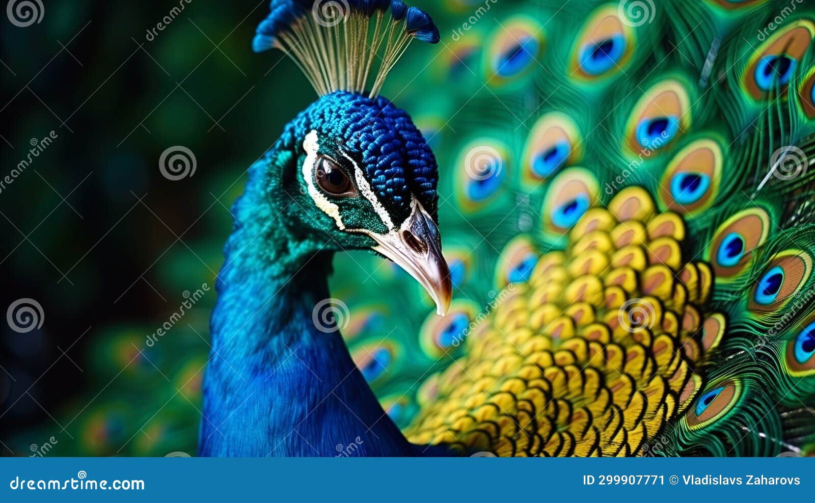 Charming Details of the Peacock Pen in Macro Stock Image - Image of ...