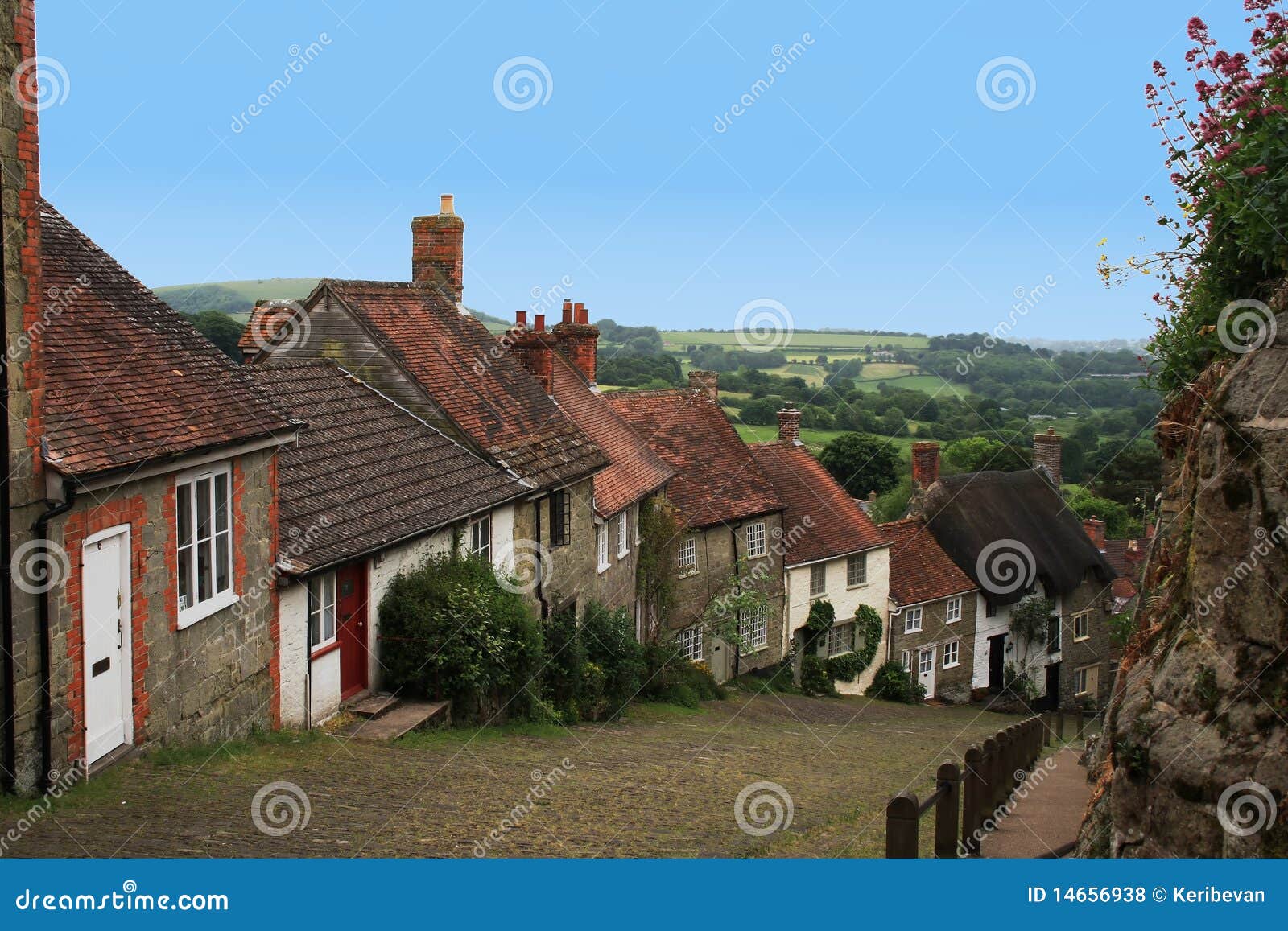 Charming English Village stock photo. Image of outside - 14656938