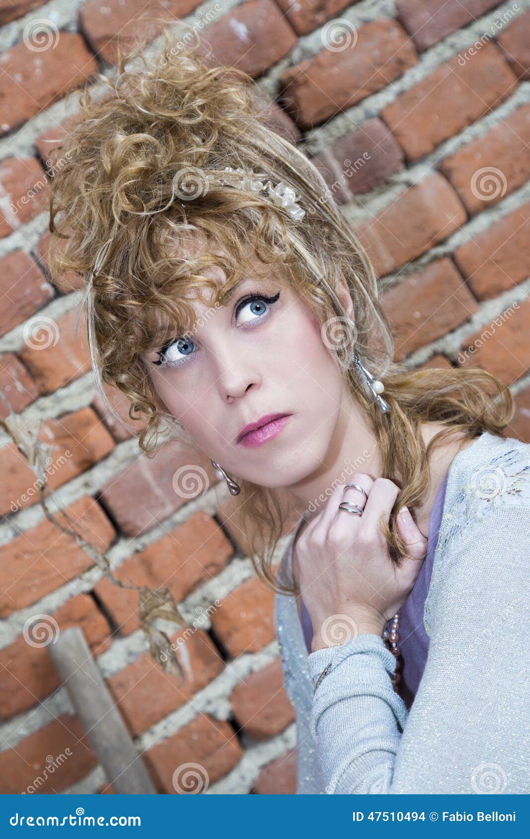 Charming Eyes stock photo. Image of glamour, hair, beautiful - 47510494