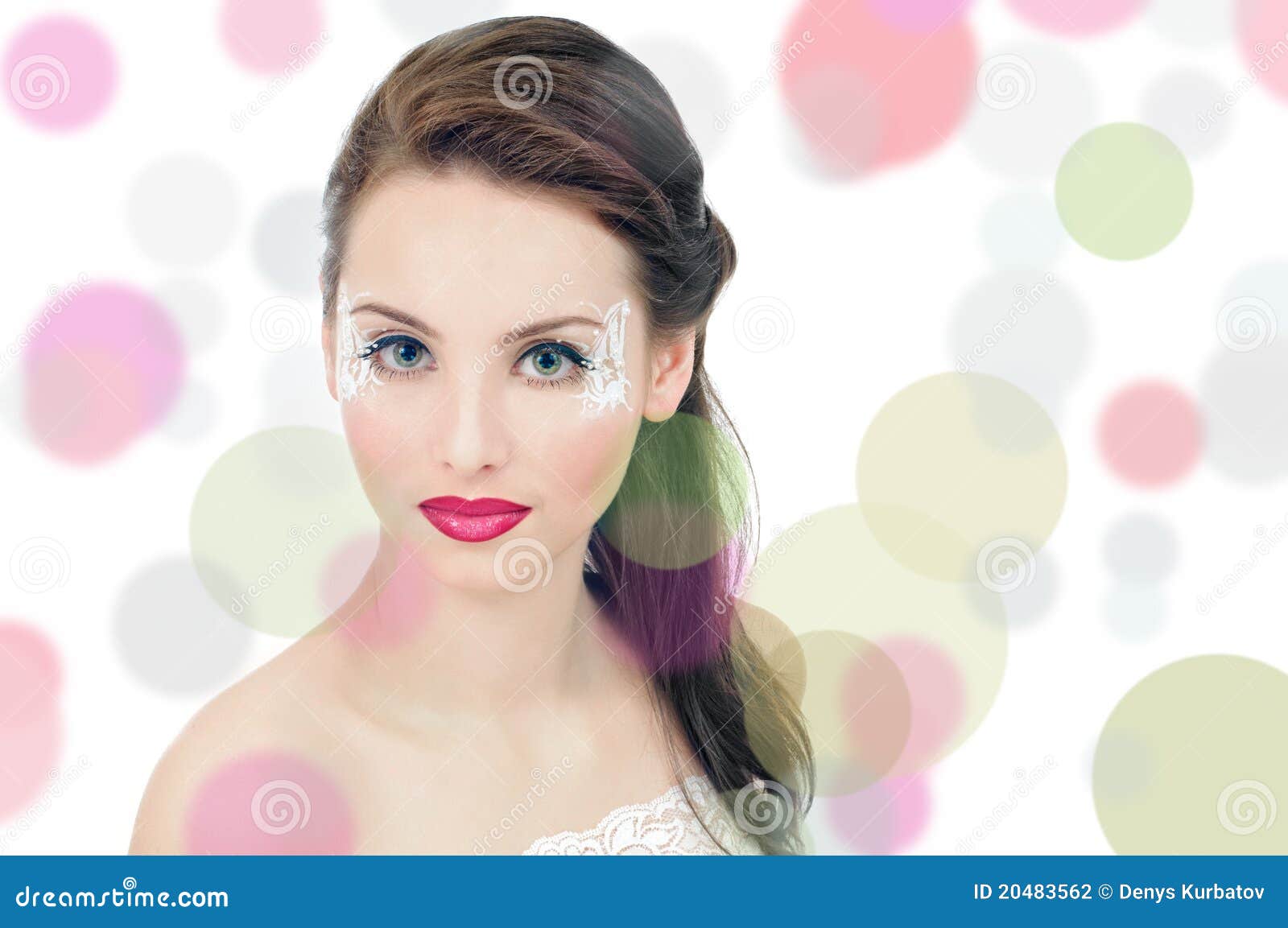 Charming face stock photo. Image of podium, glamour, adult - 20483562