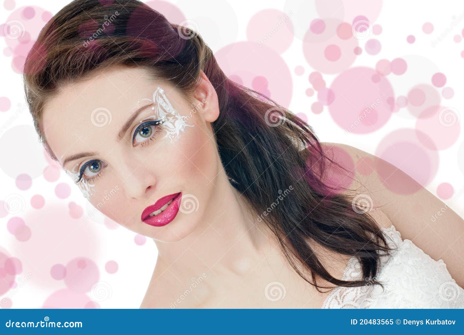 Charming face stock image. Image of bright, pretty, beads - 20483565