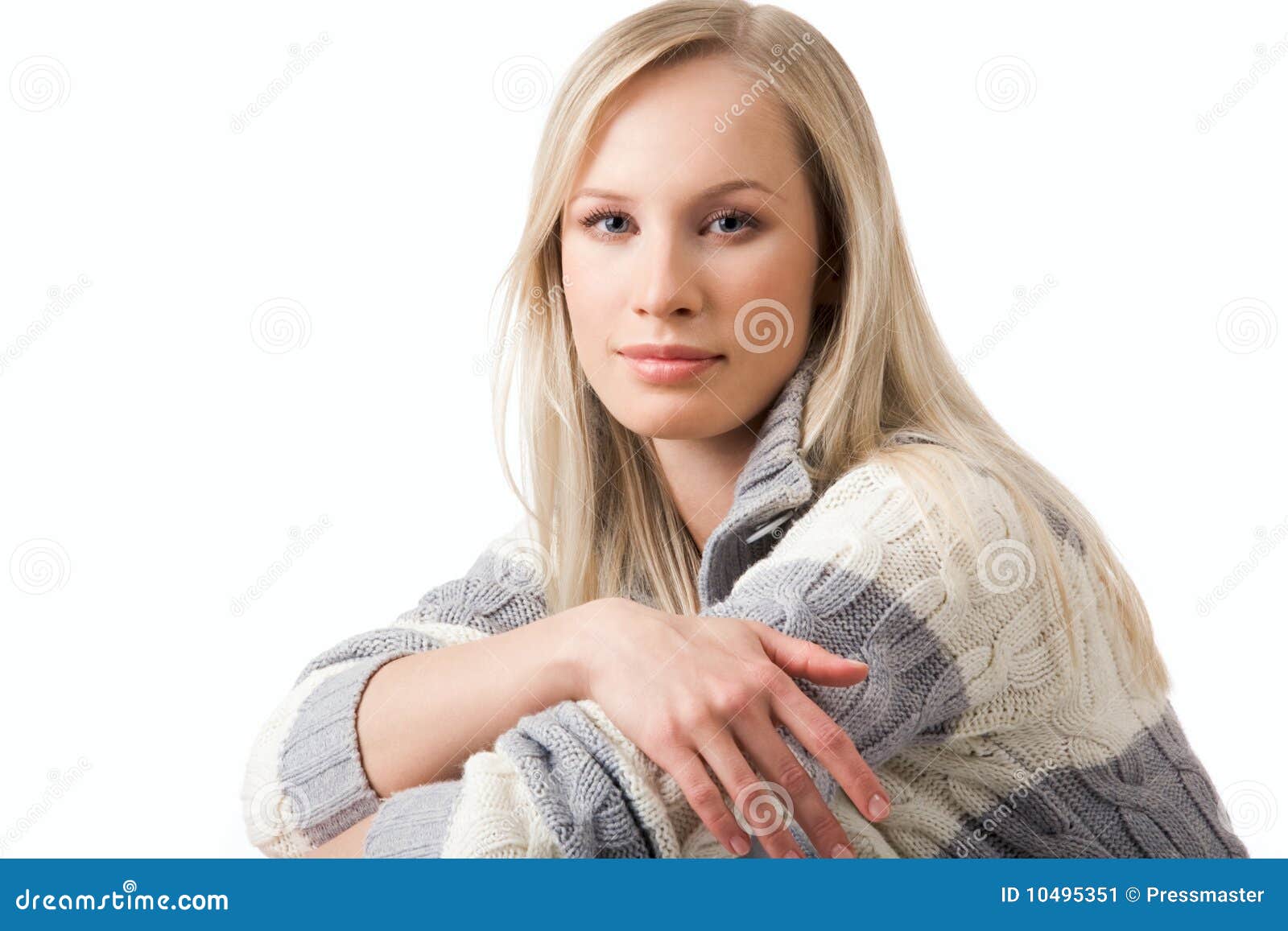 Charming girl stock image. Image of isolated, female - 10495351