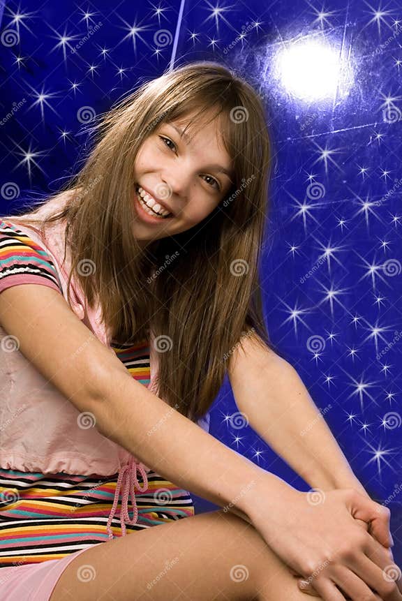 Charming girl stock image. Image of hair, portrait, model - 5127749