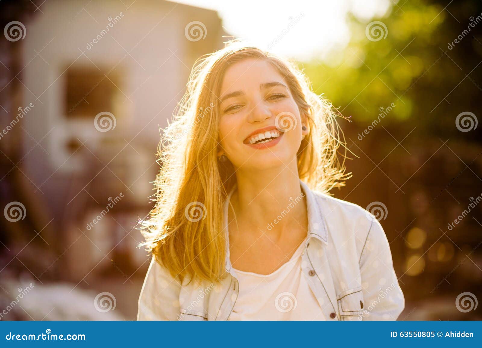 Charming girl smiling stock image. Image of beauty, beautiful - 63550805