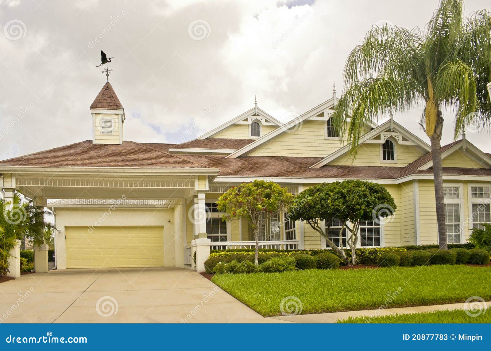 Charming Home in Tropics stock image. Image of building - 20877783