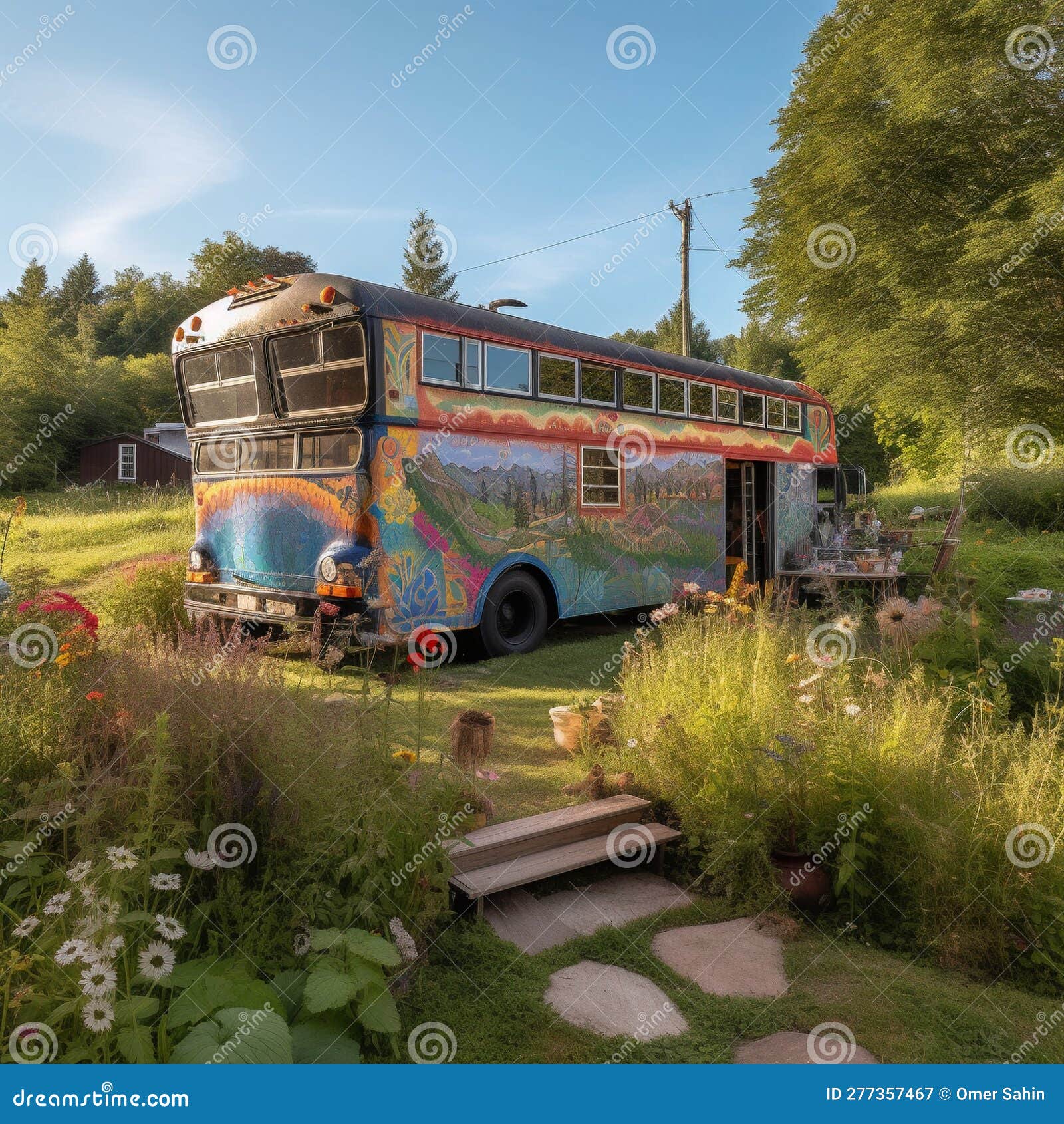 A Self-converted Transporter Serves As A Camping Van, A Camper ...