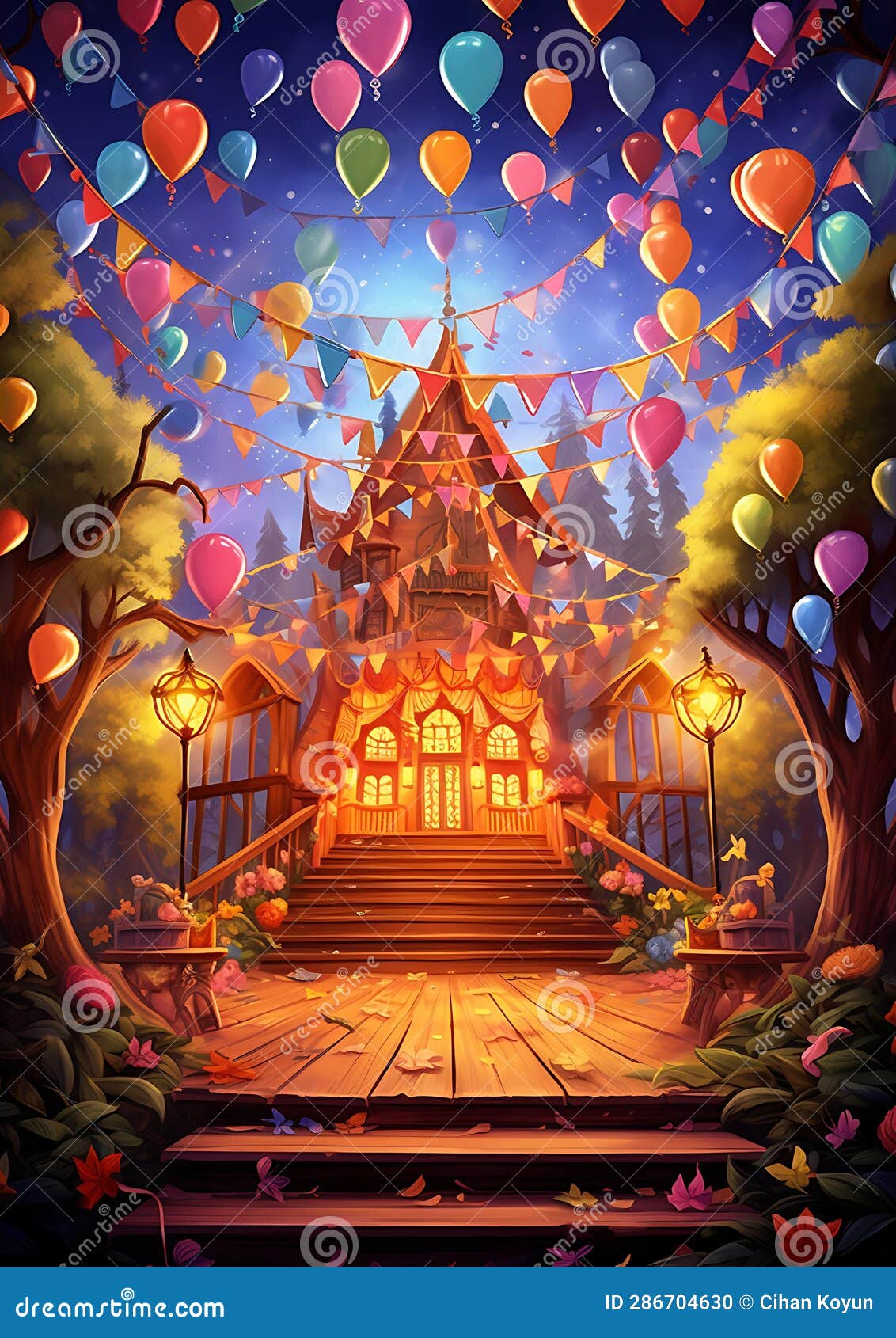 Charming party graphics stock illustration. Illustration of sculpture ...