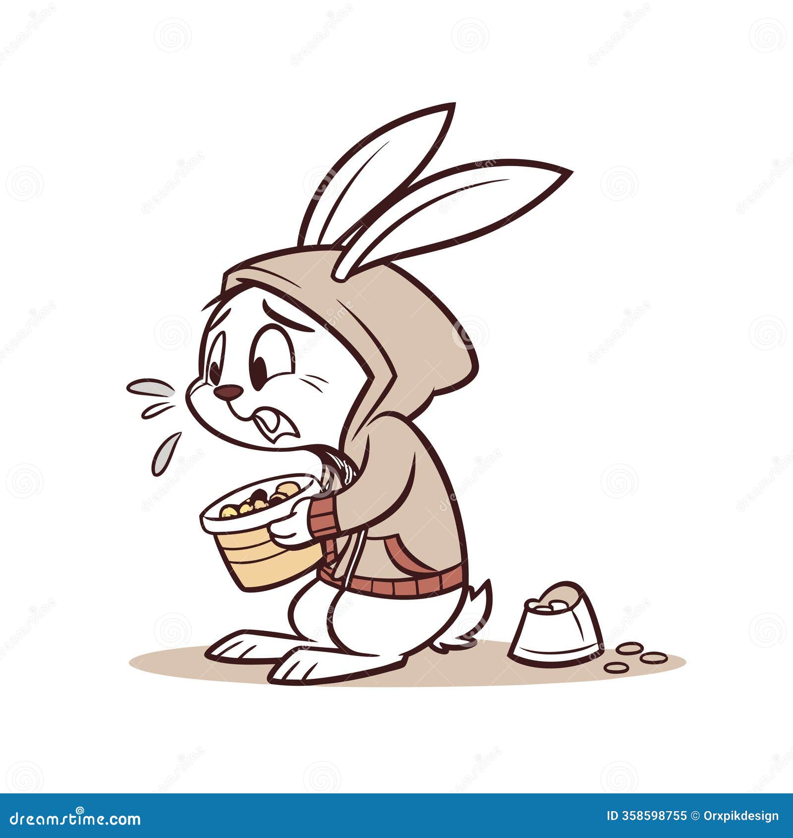 Charming B&B Rabbit Burrow Royalty-Free Stock Photo | CartoonDealer.com ...