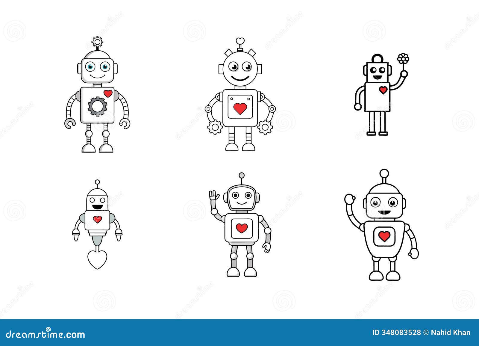 Robot Outline Icon. Signs And Symbols Can Be Used For Web, Logo, Mobile ...