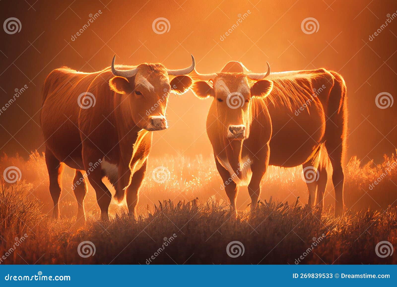 A Charming and Rustic Illustration of a Cow, Depicting Its Distinctive ...