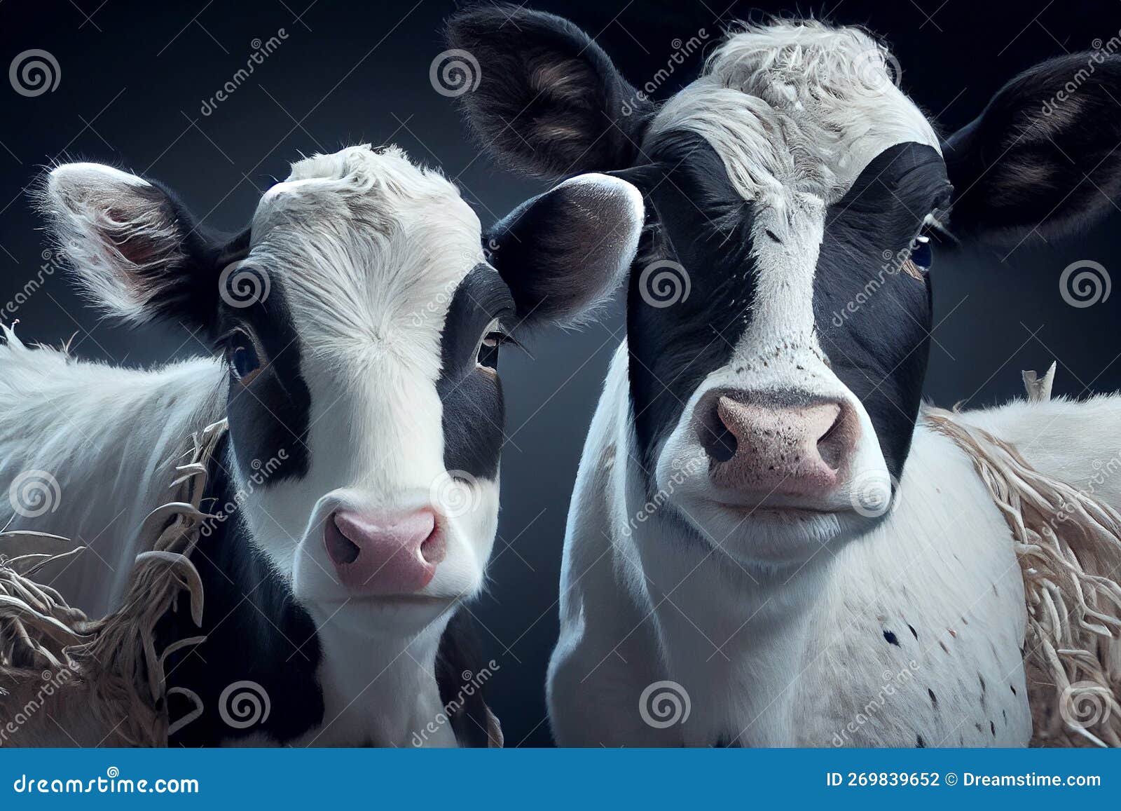 A Charming and Rustic Illustration of a Cow, Depicting Its Distinctive ...