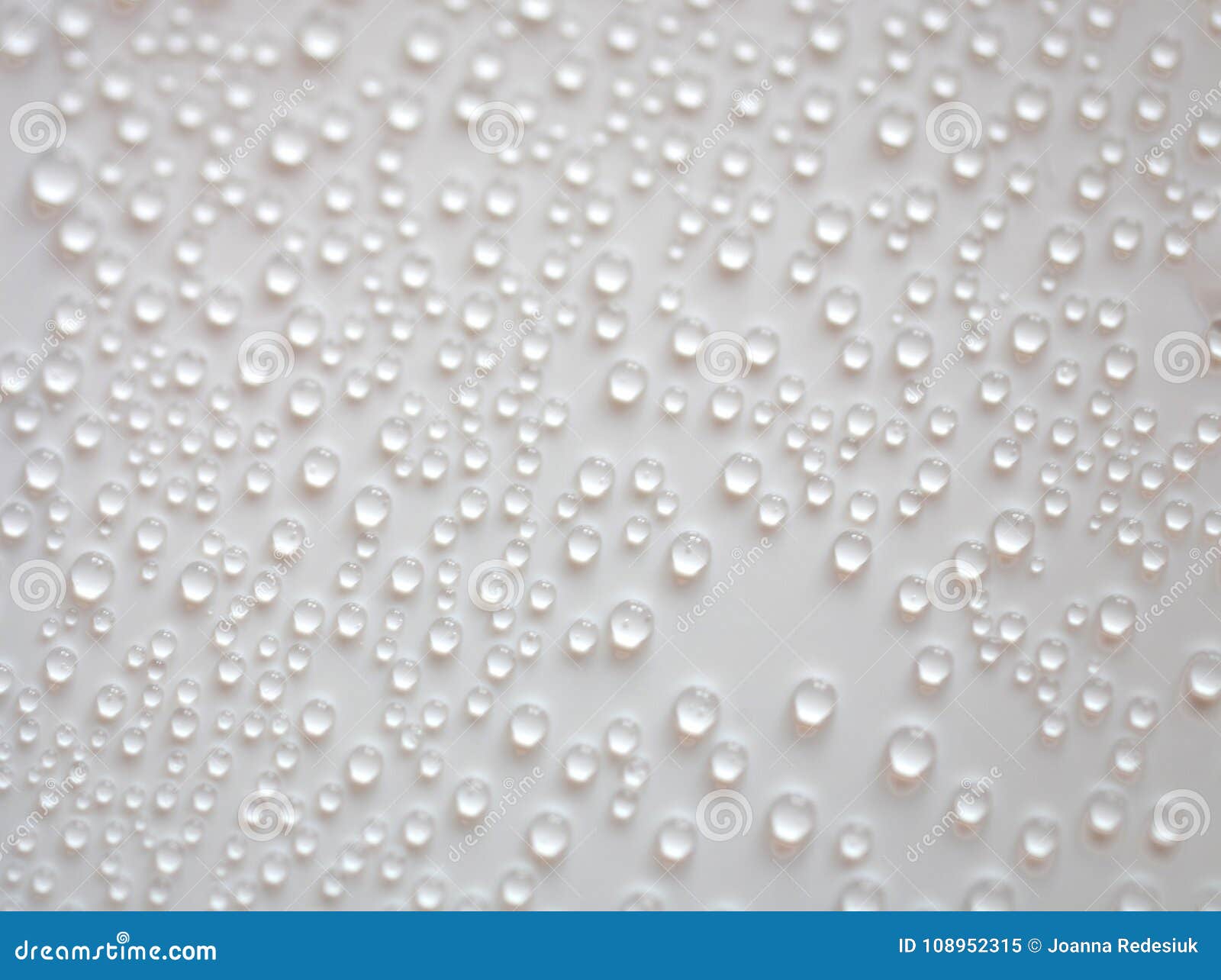 Small Fine Round Droplets on a White Background Stock Image - Image of ...