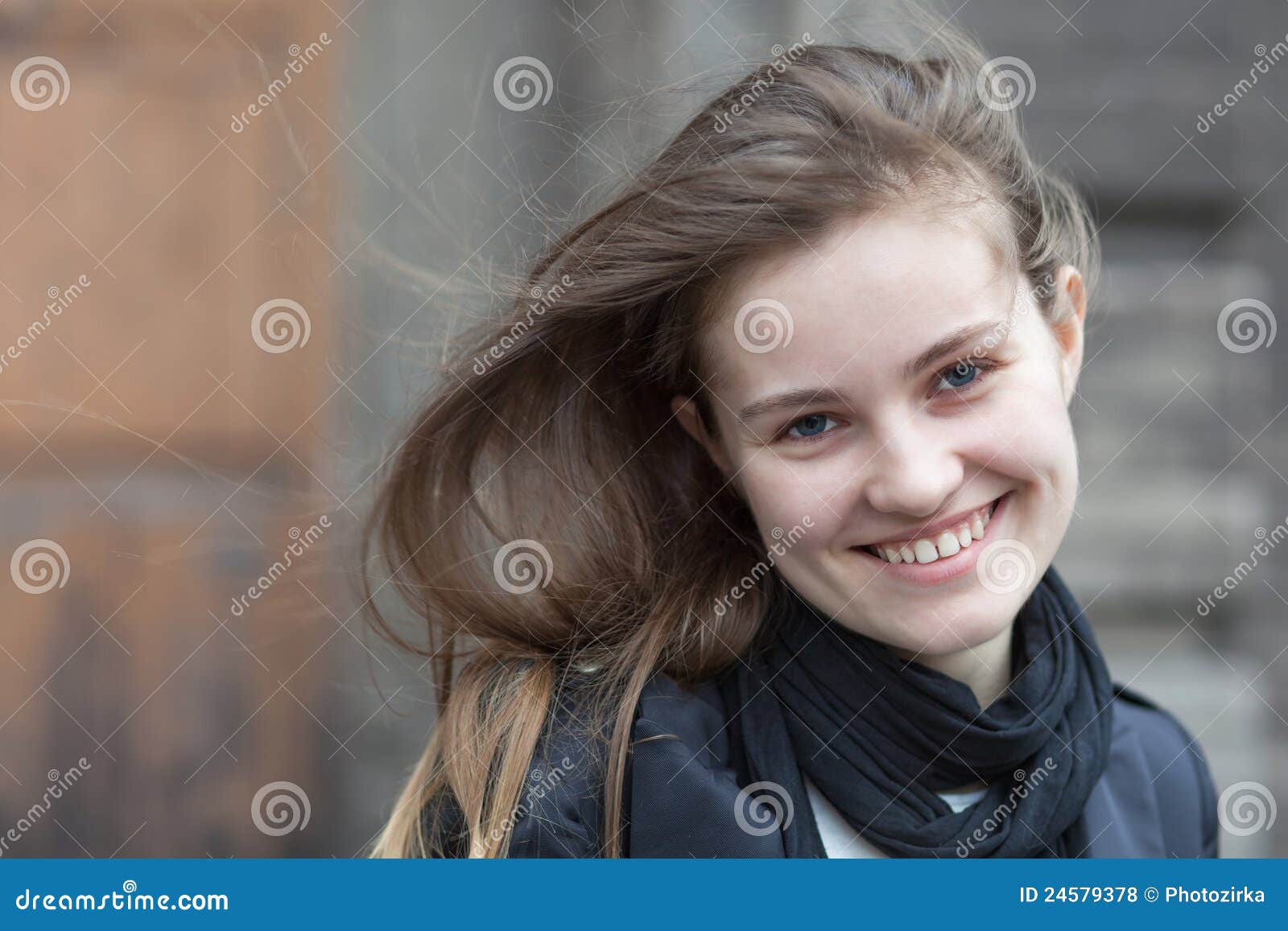 Charming smiling woman stock photo. Image of color, attractive - 24579378