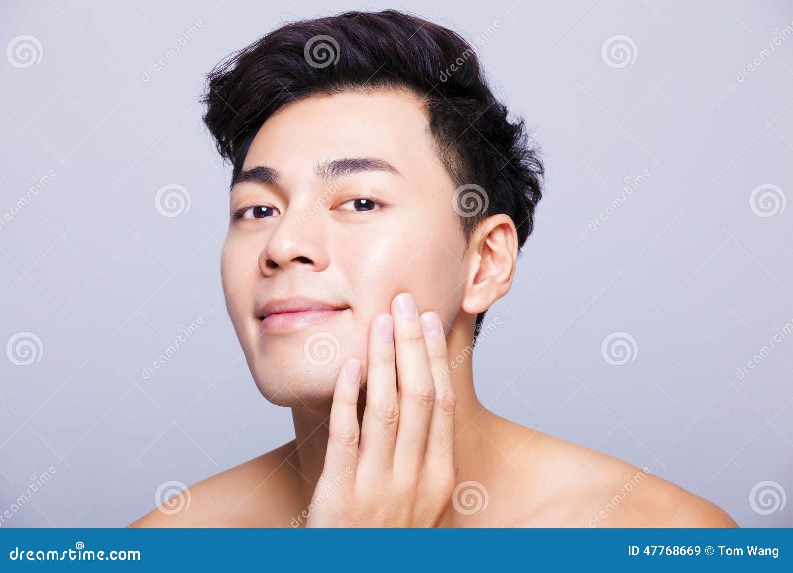 Charming and Smiling Young Man Face Stock Image - Image of beauty ...