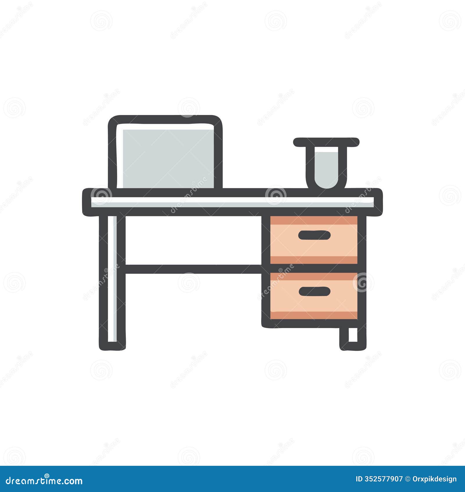 Wall Mounted Cubby Storage Vector Illustration | CartoonDealer.com ...