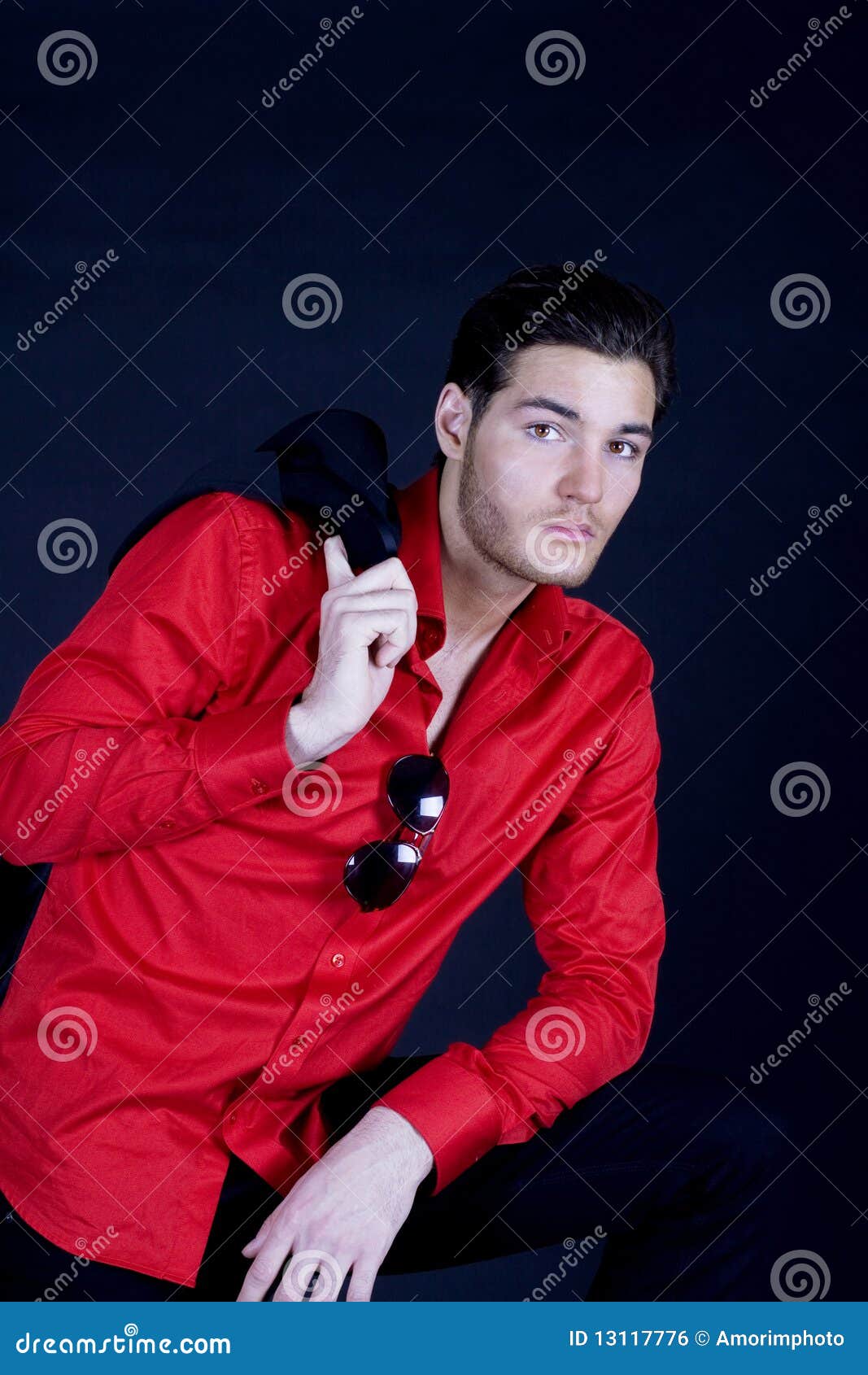 Charming young man stock photo. Image of caucasian, gorgeous - 13117776