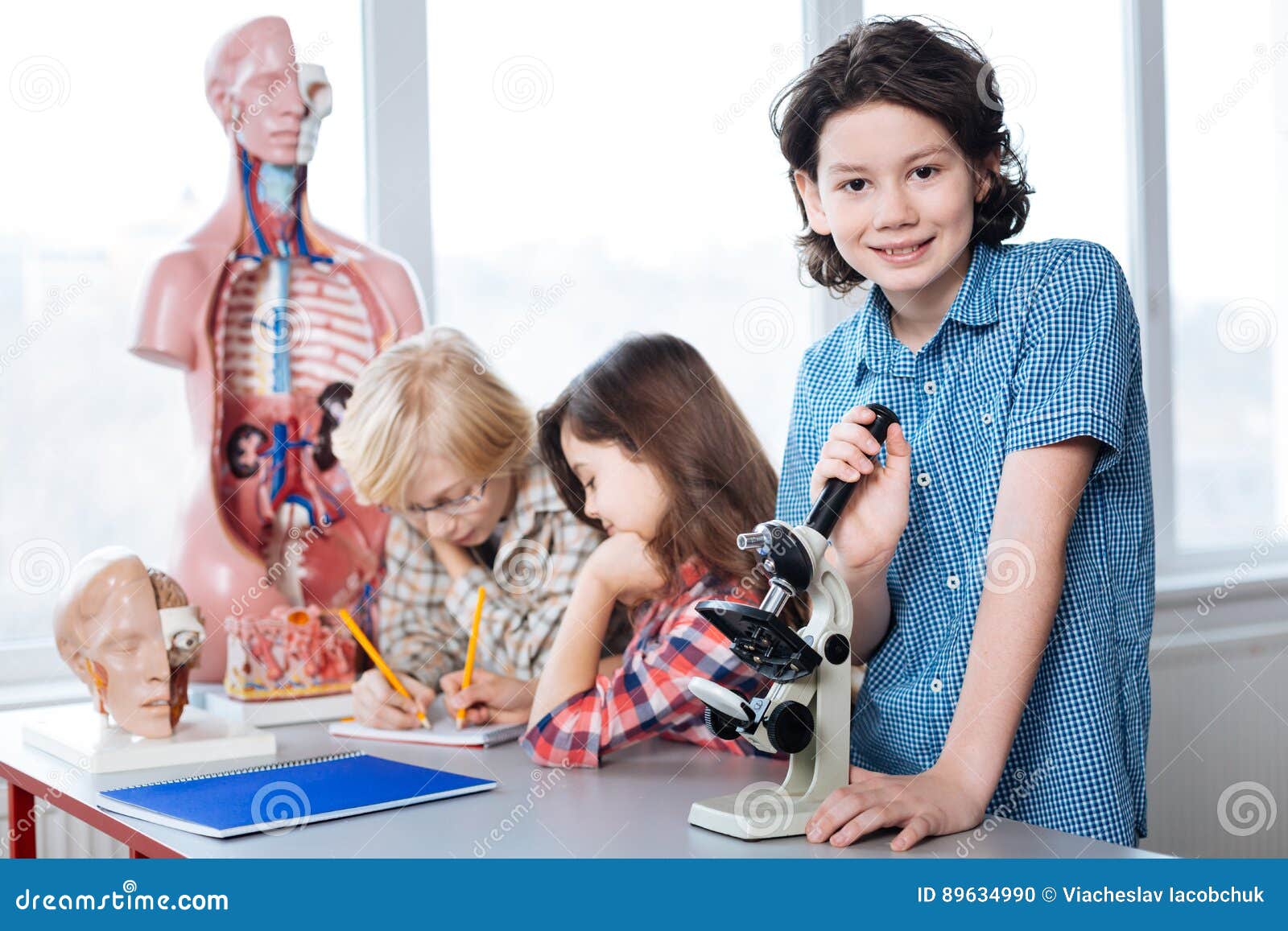 Charming Young Scientist Conducting a Lab Research Stock Photo - Image ...