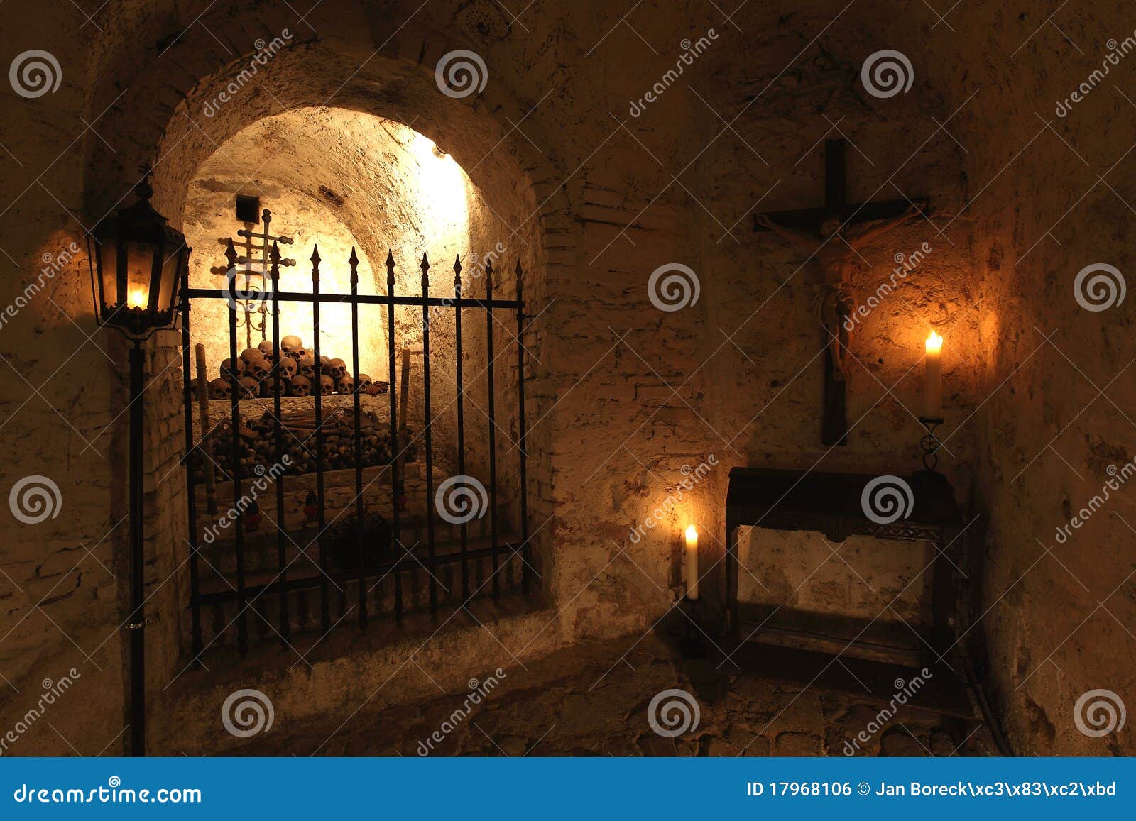 Charnel-house stock photo. Image of karlovy, kneelers - 17968106