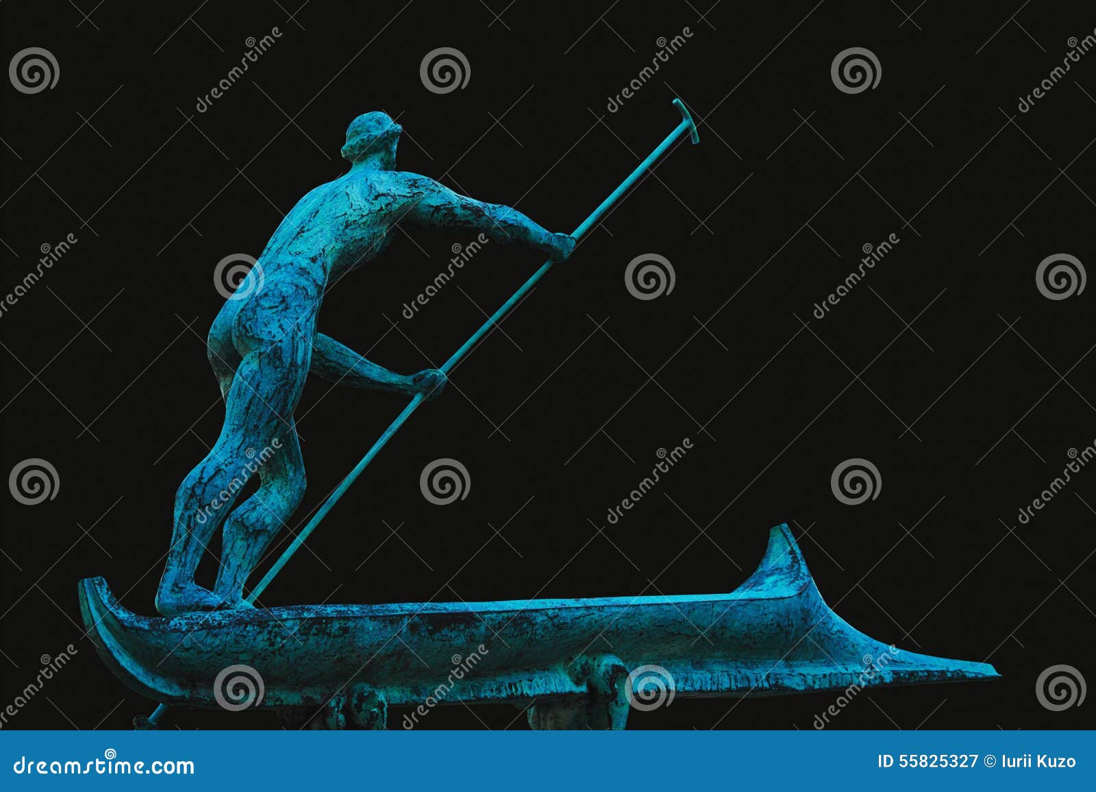Charon is the Ferryman of Souls in the World of the Dead Stock Image ...
