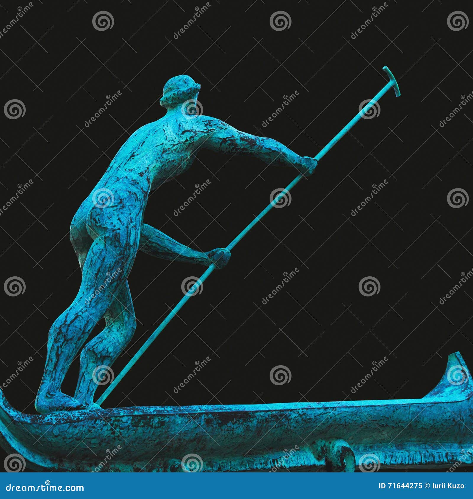 Charon is the Ferryman of Souls in the World of the Dead Stock Image ...