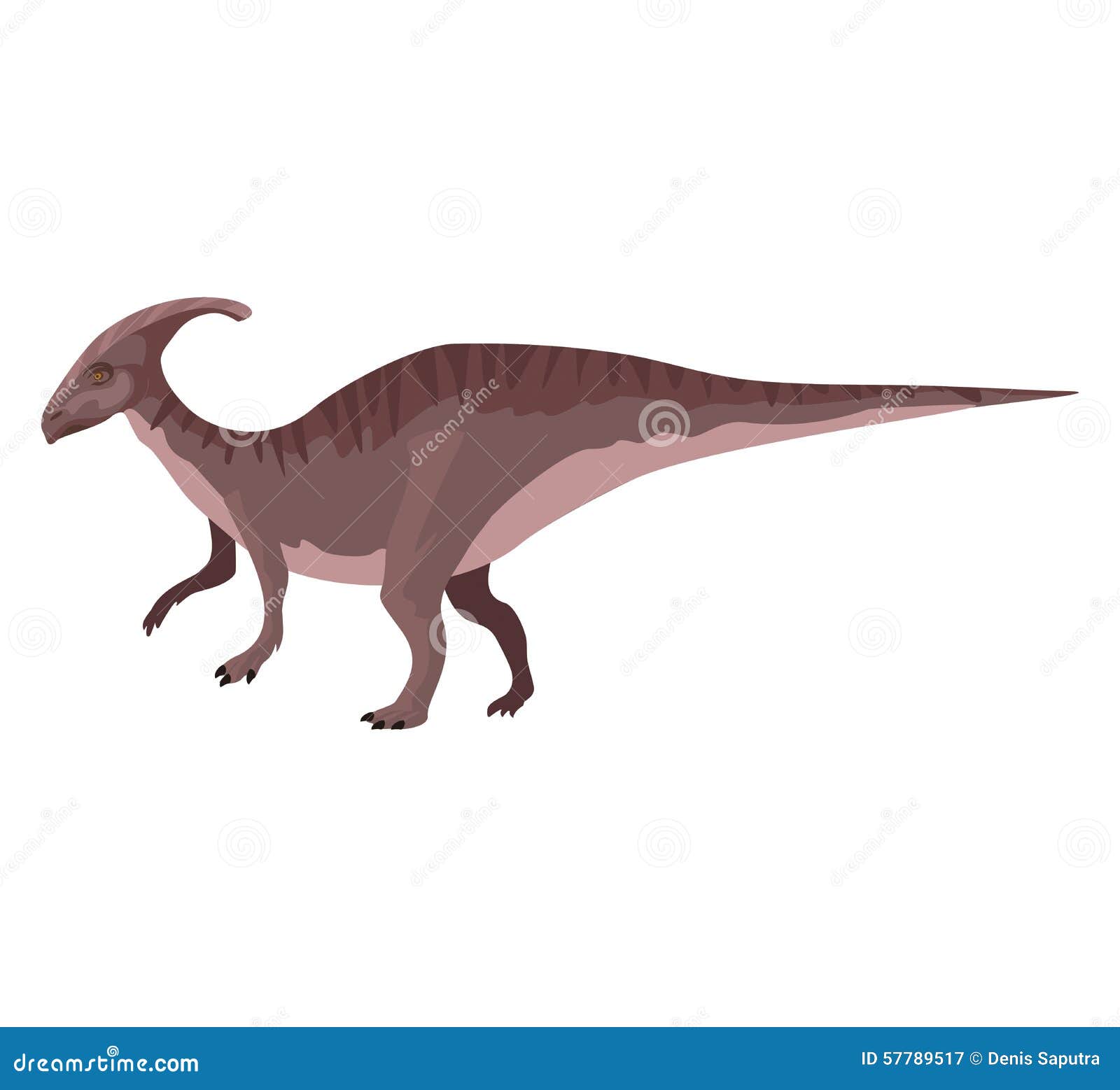 Charonosaurus stock vector. Illustration of jurassic - 57789517