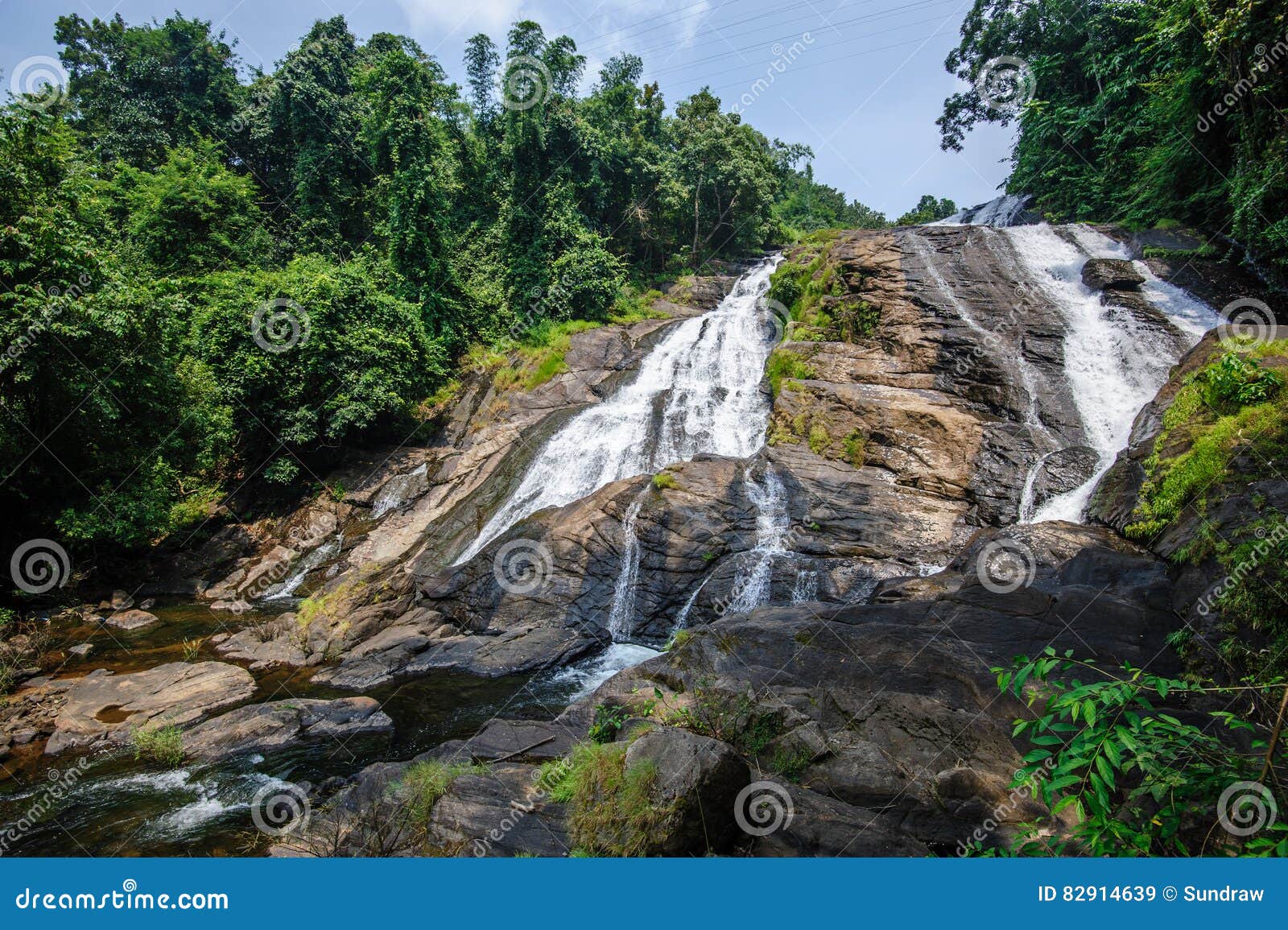 Charpa Waterfall Stock Photo | CartoonDealer.com #187468158