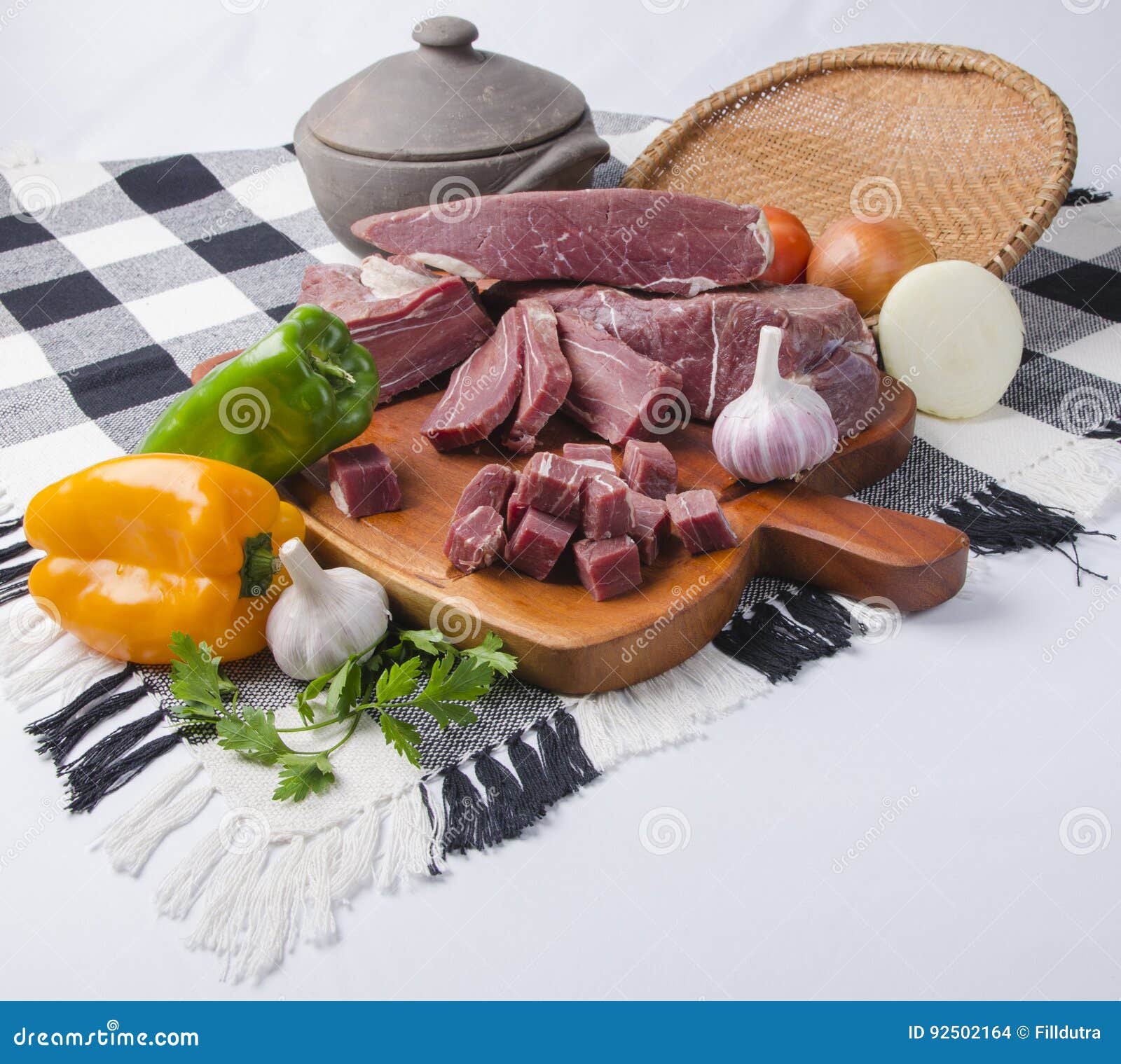 Charque foto de stock. Imagem de tabela, empurrado, faca - 92502164