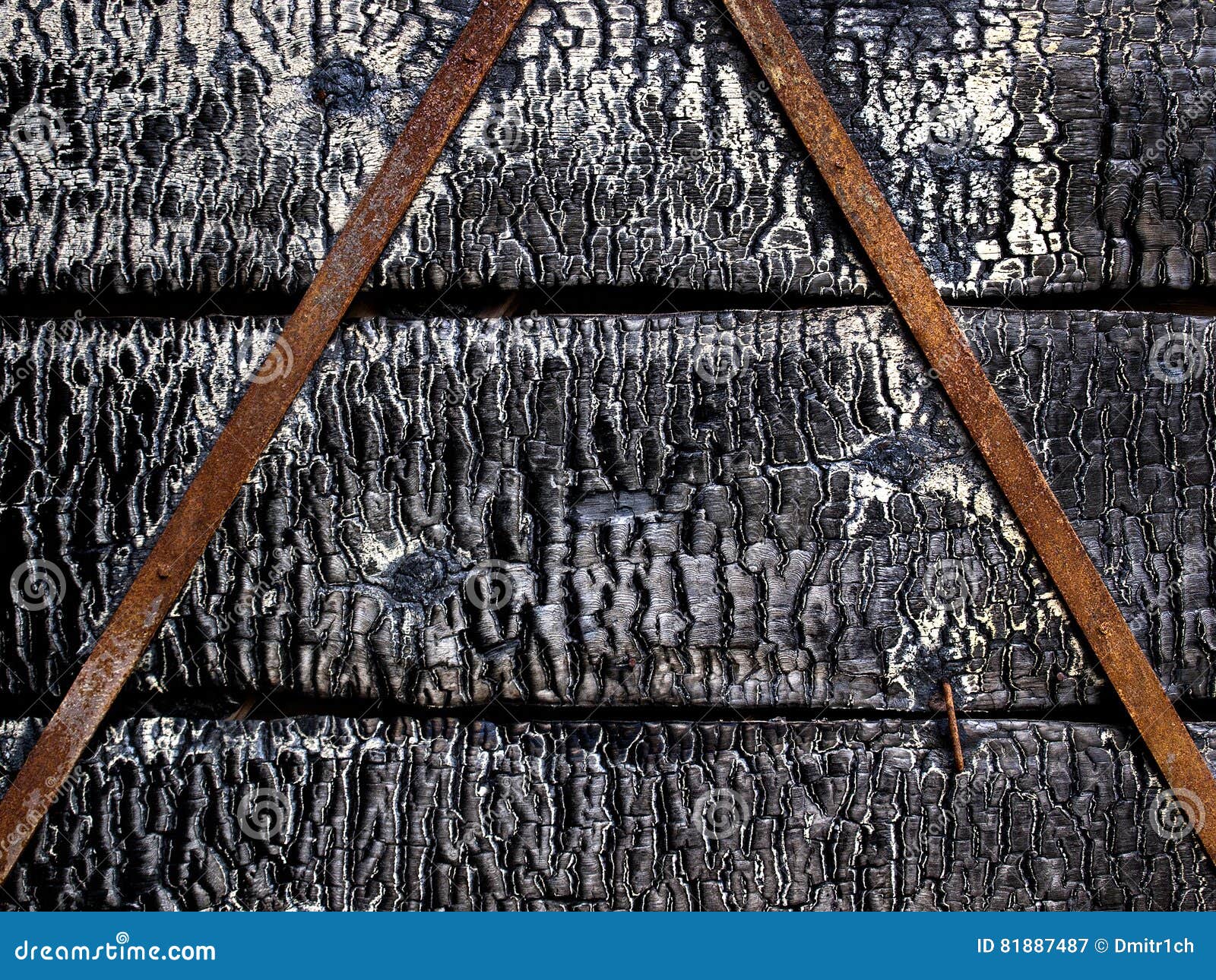 Charred Boards Charred Boards As Background Stock Image - Image of ...