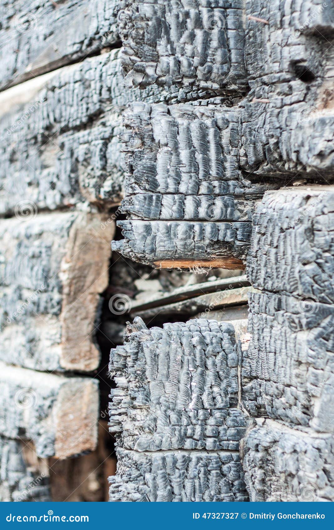 Charred boards stock image. Image of unpainted, textured - 47327327