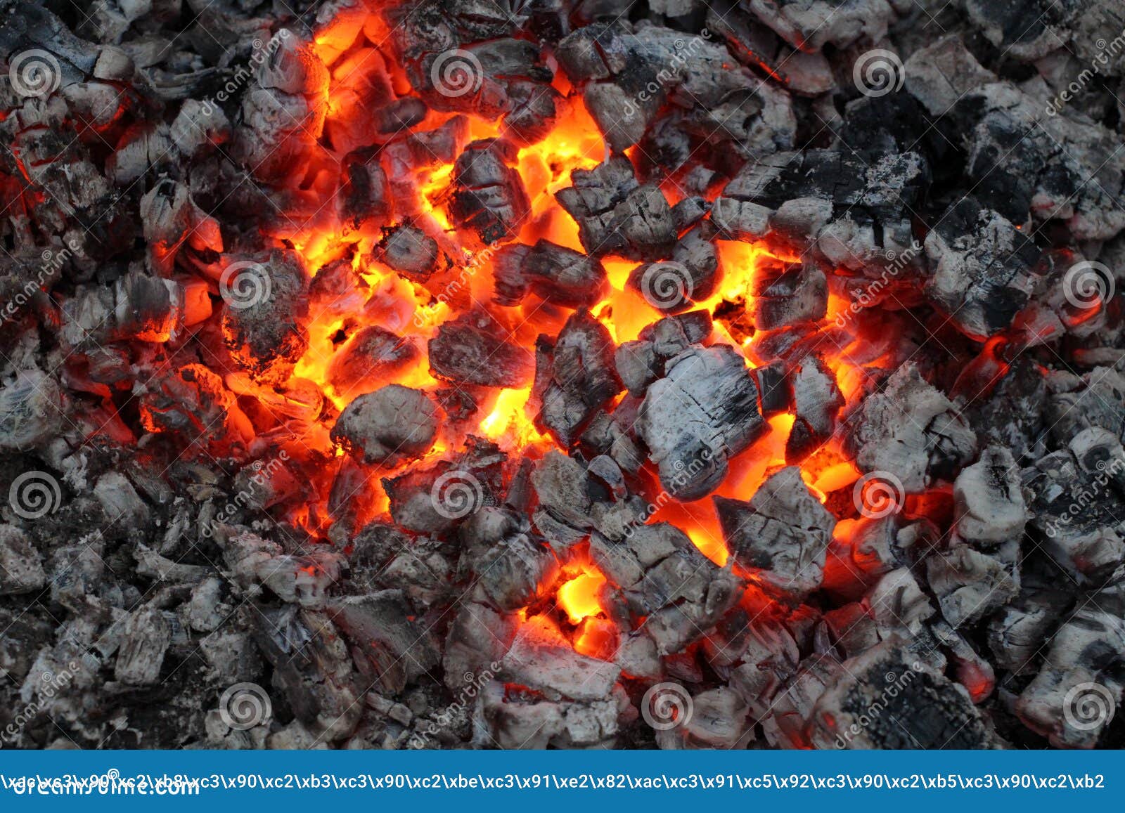 Charred And Fire In Dark Royalty-Free Stock Photography | CartoonDealer ...