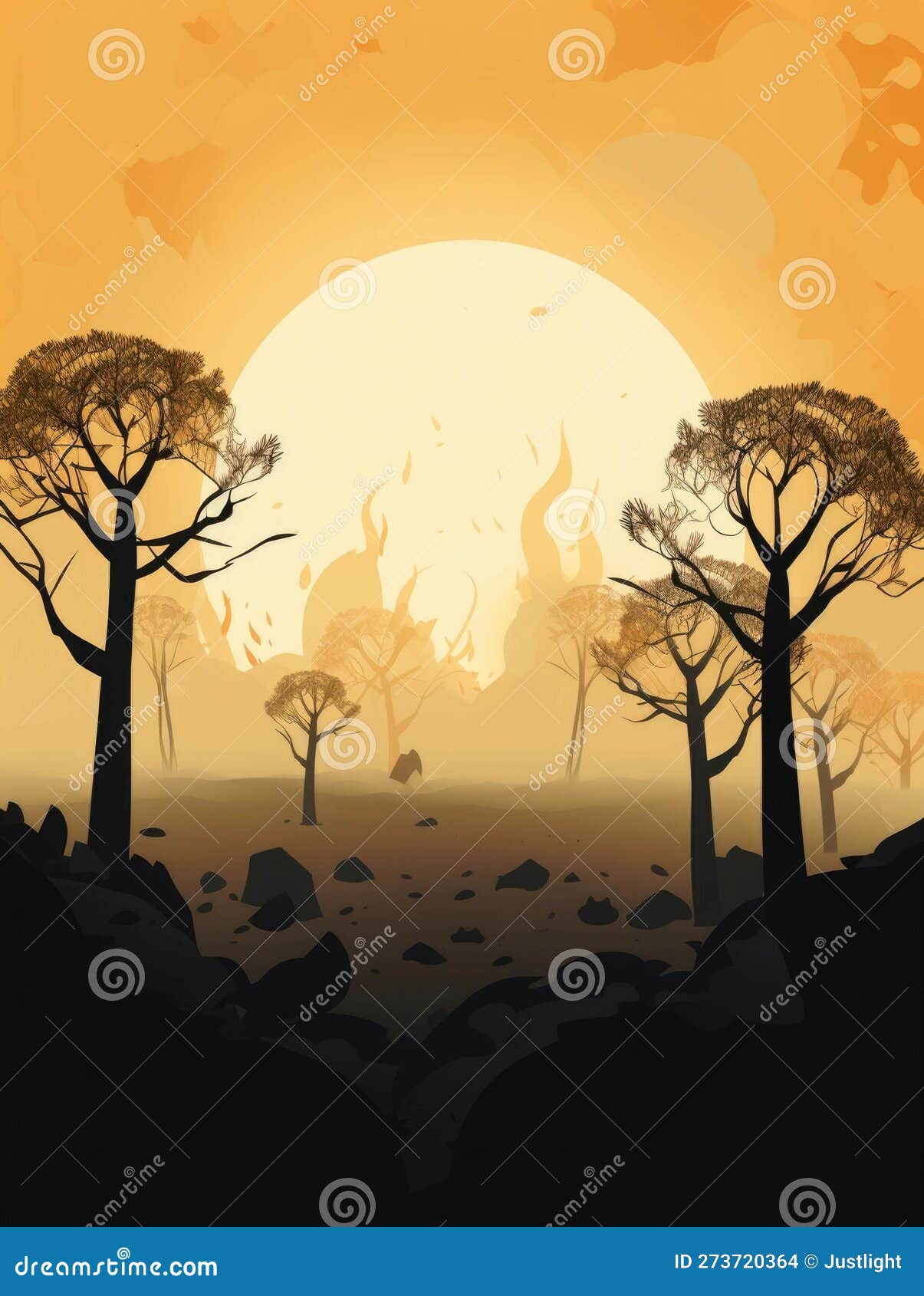 Charred Landscape: Sony A9 & 35mm Photoshoot | CartoonDealer.com #279361446