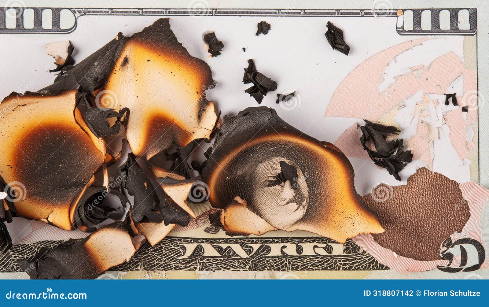 Charred Structure in a Document Stock Illustration - Illustration of ...